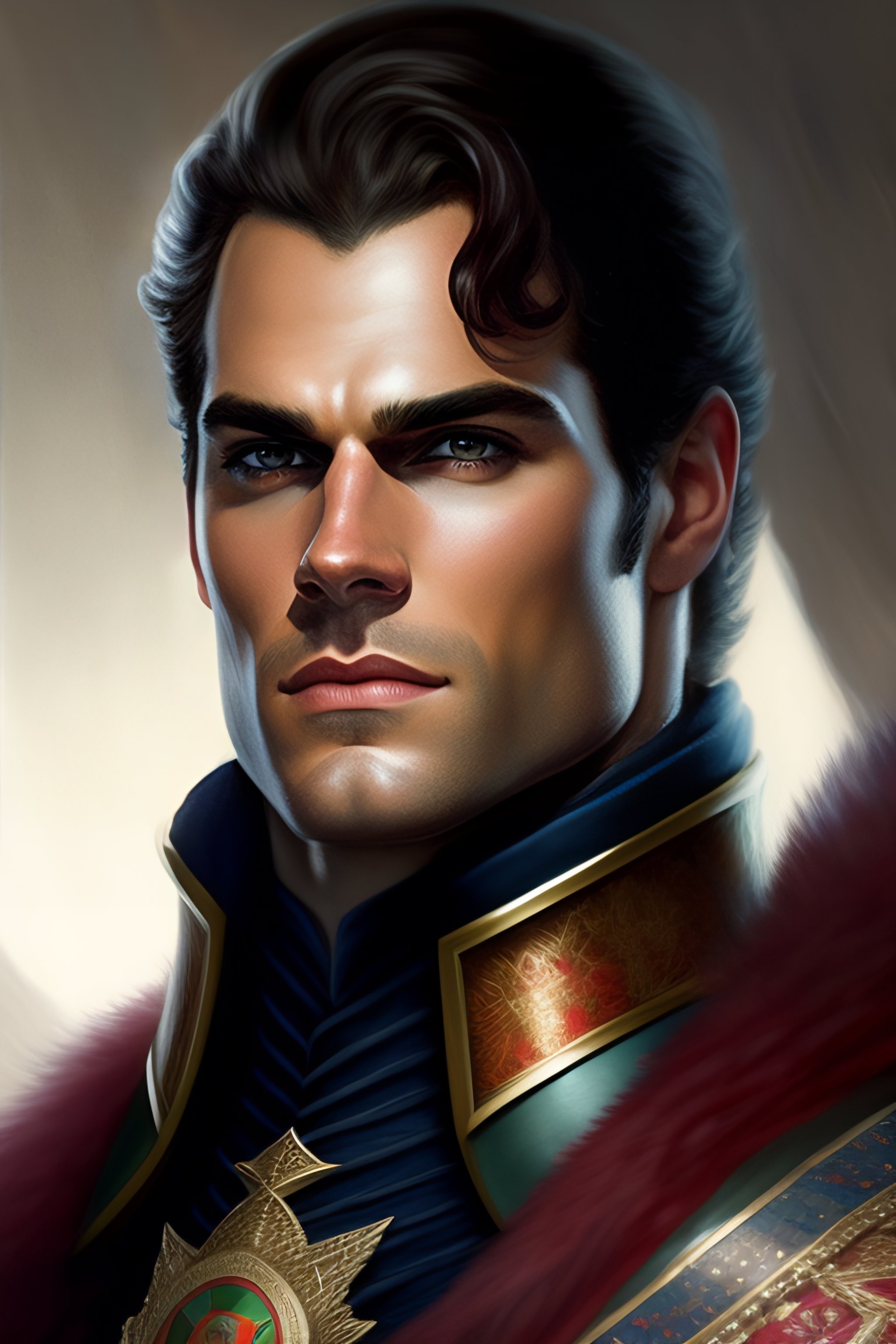 Lexica - Henry Cavill as a fantasy D&D character, heterochromia eyes ...