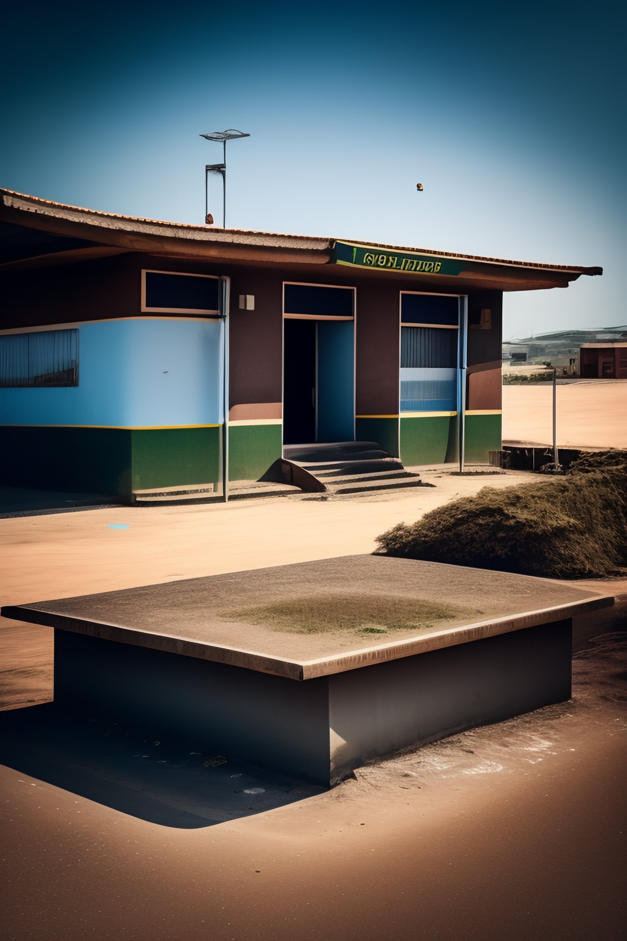 Lexica - Messy police station with nobody