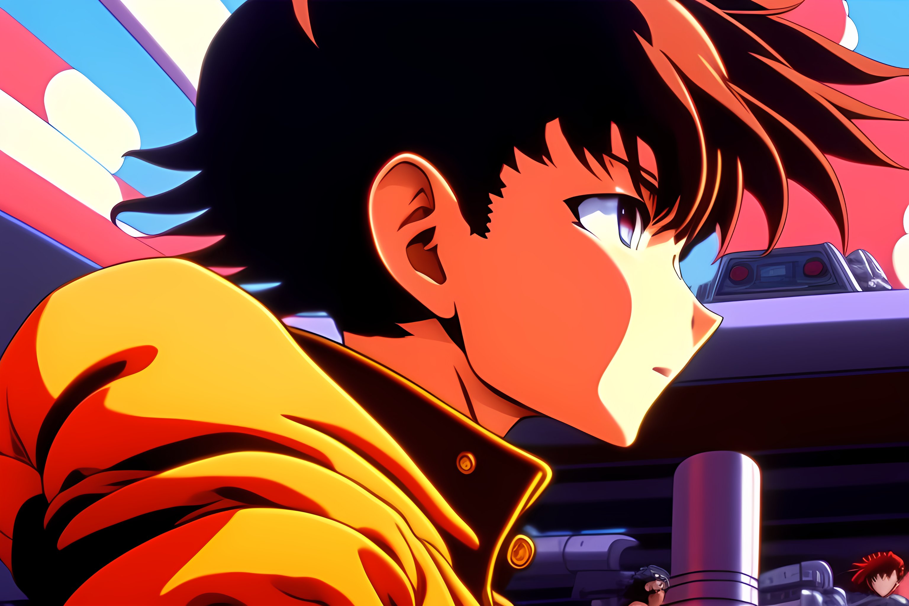 Lexica - Vintage anime screenshot from Akira, 90’s anime aesthetic. A ...