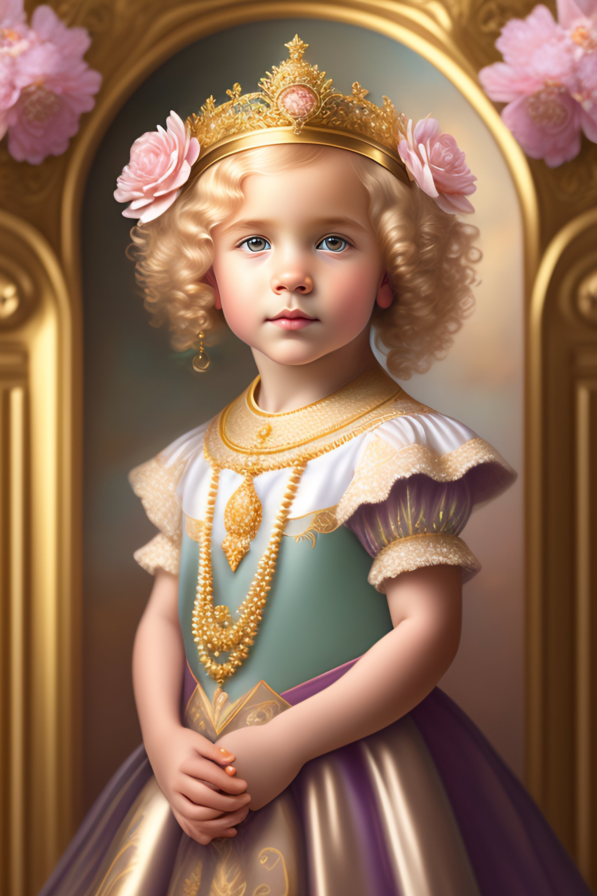 Lexica - Highly detailed venetian rococo portrait of a short hair blond ...