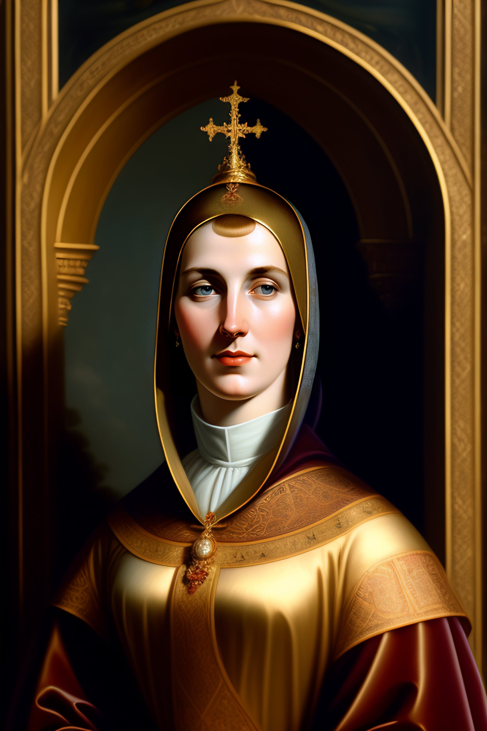 Lexica - German Benedictine abbess renaissance high detail