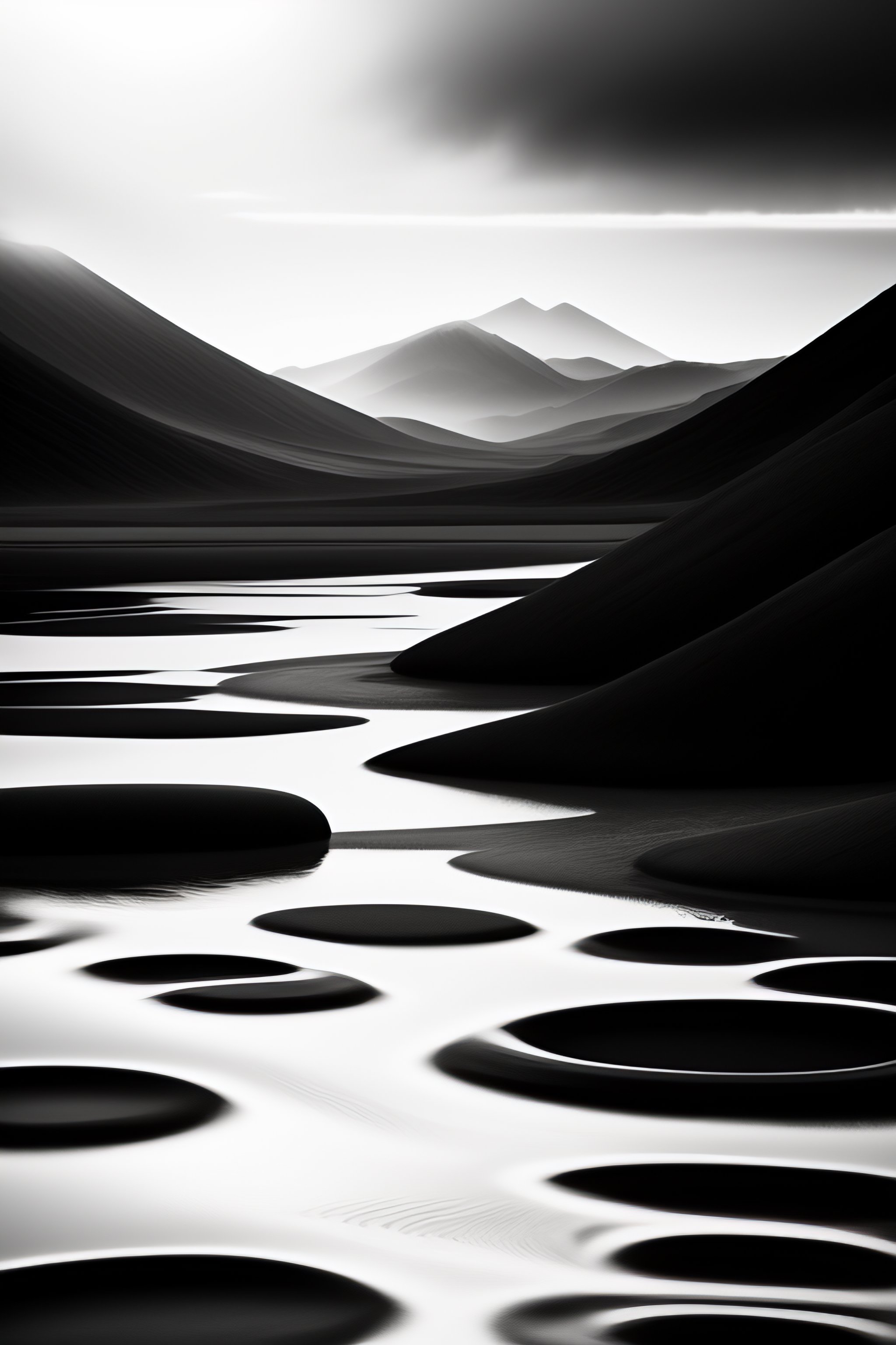 Lexica - Zen, ink, elegant, enso, black&whit e,