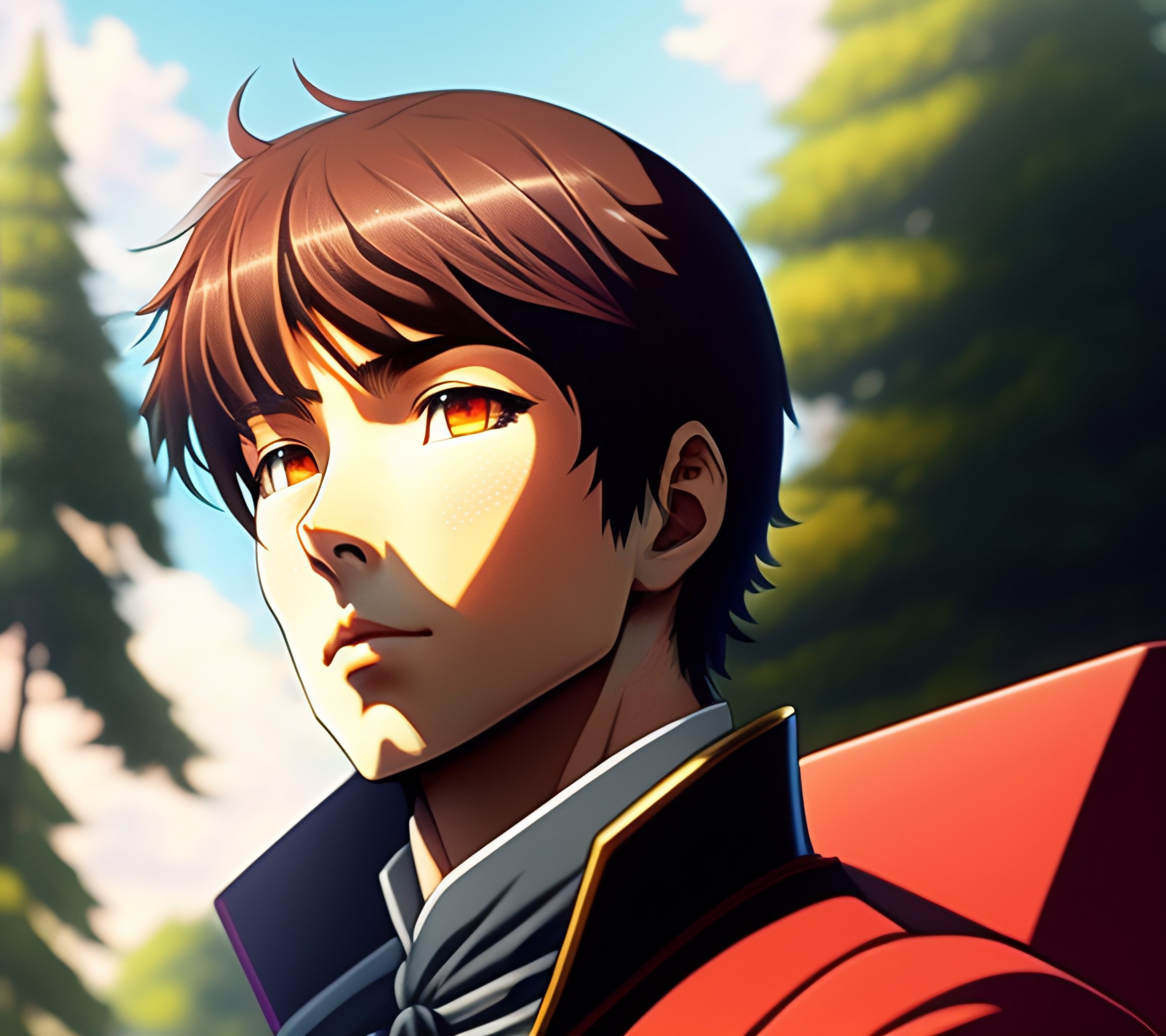 Lexica - Anime portrait of toben oliver