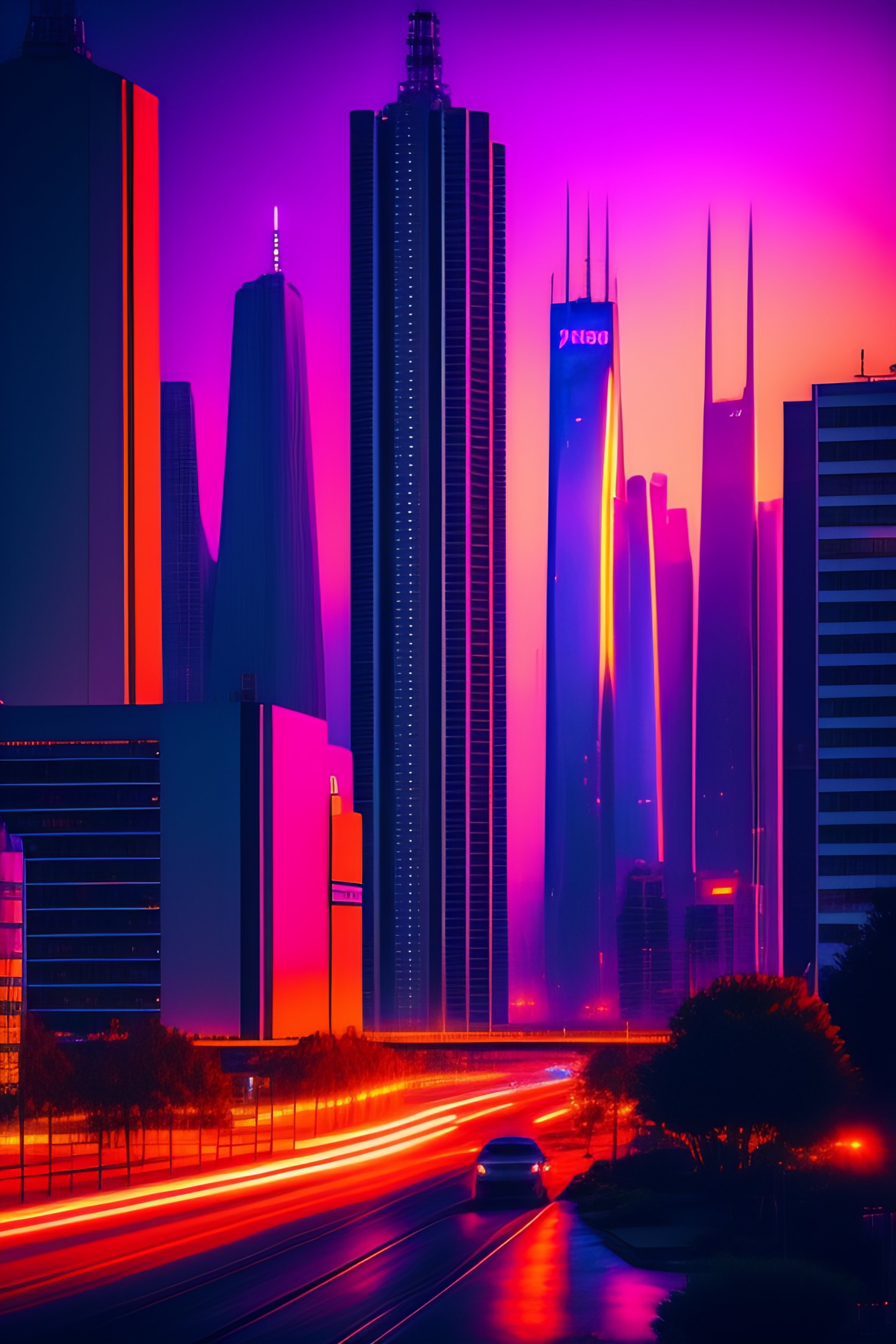 Lexica - A cyberpunk cityscape, photographed by William Eggleston. Shot ...