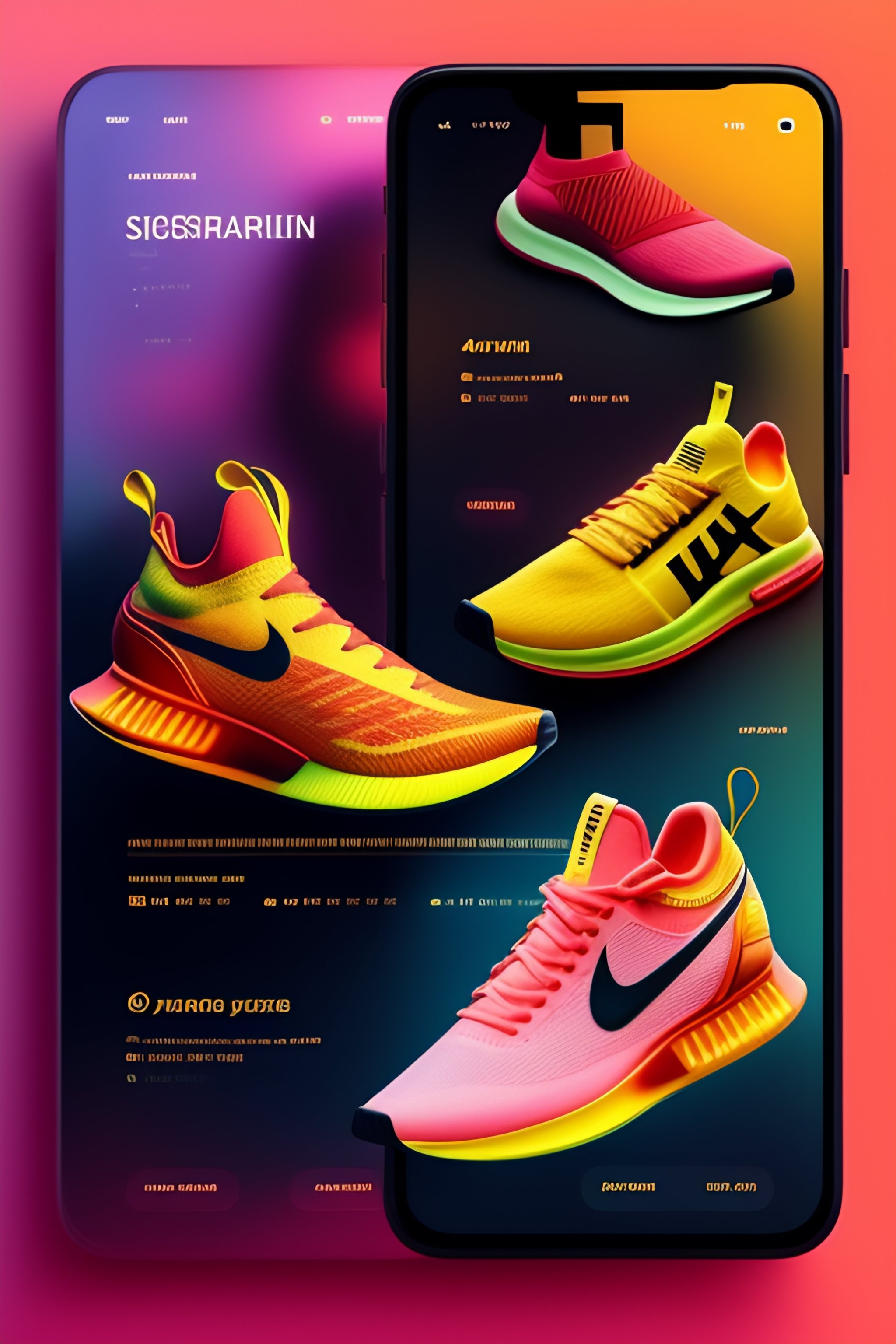 Lexica - Sports shoes ui design