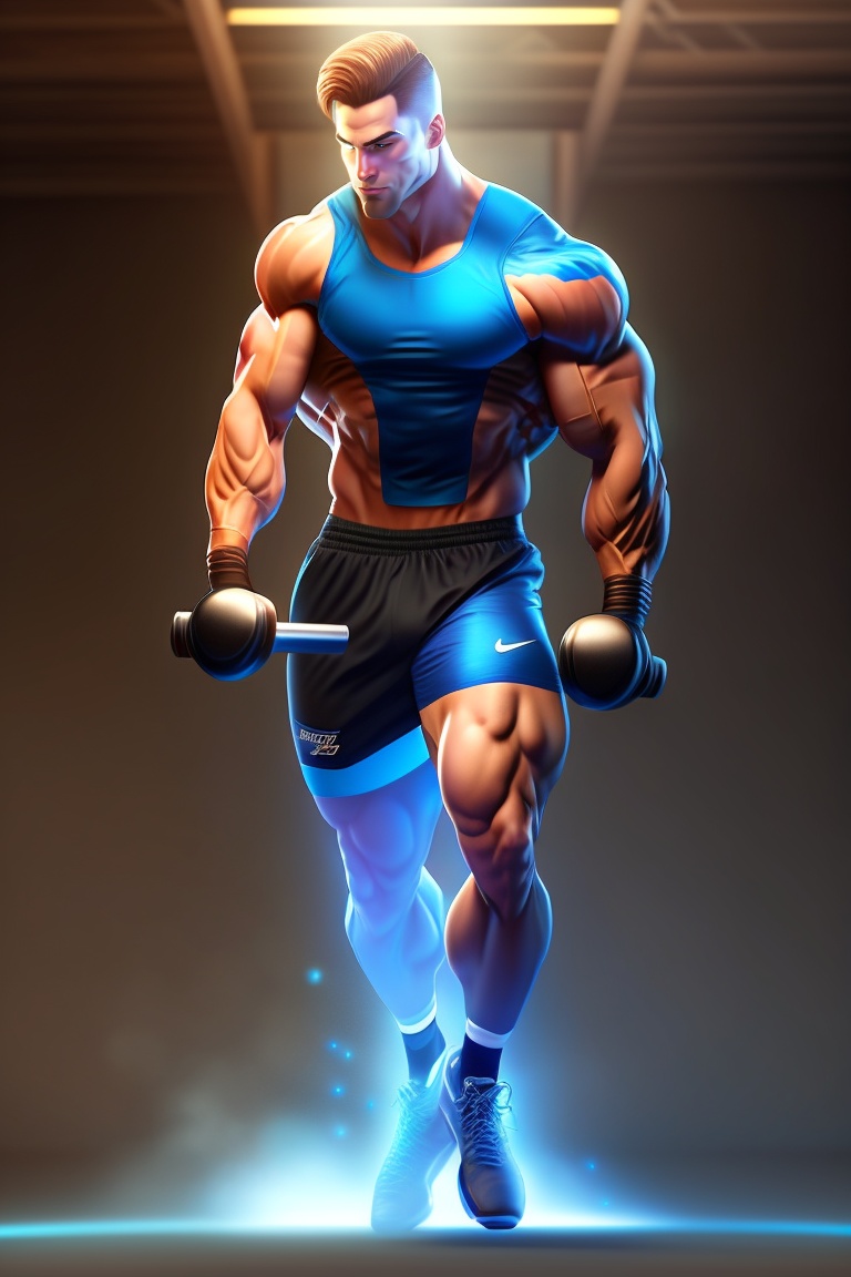 Lexica - Gym, realistic, full, hd, male, Revitalize Your Body Through ...