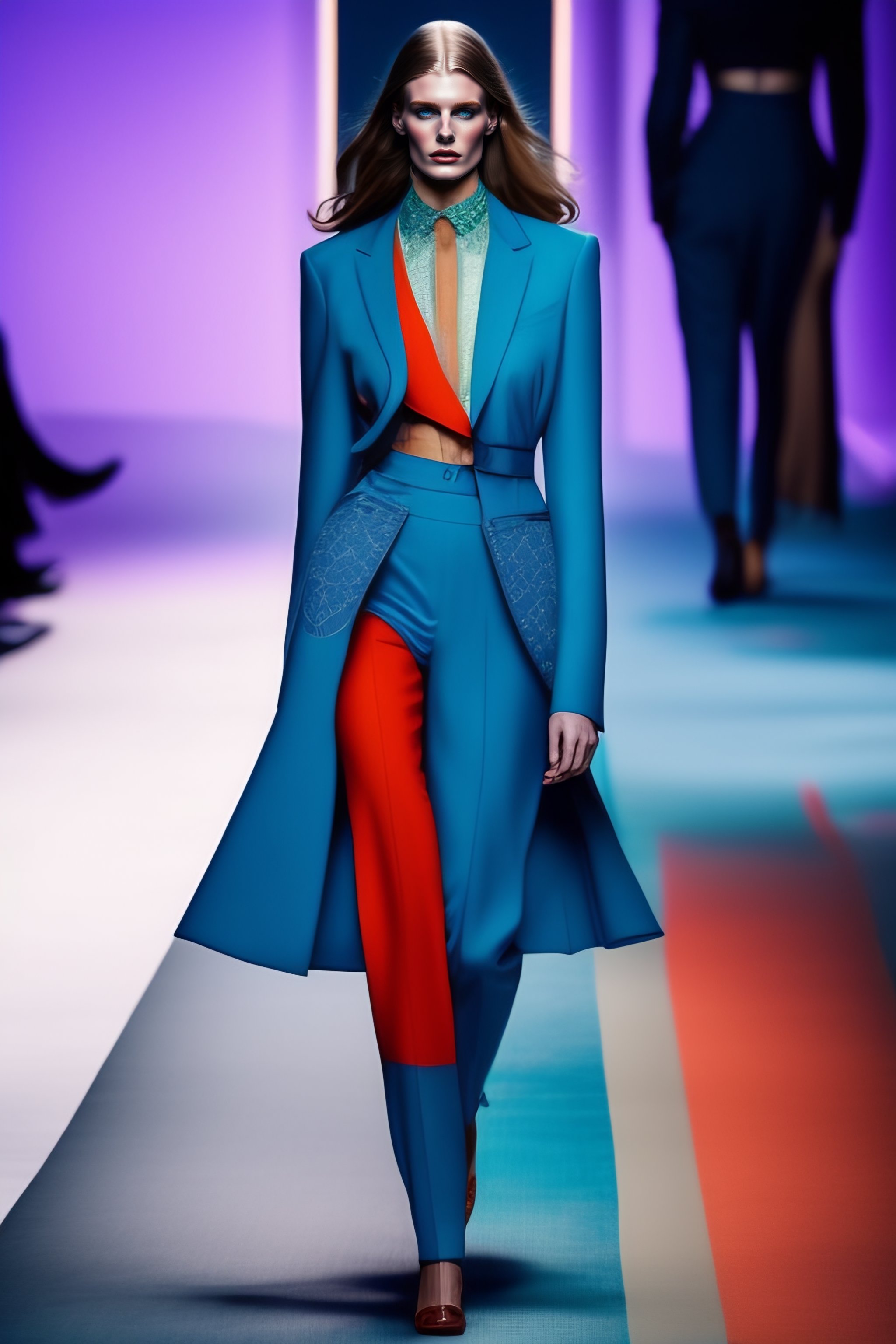 Lexica - Muted suits, midriff ties, barely-there draping, pops of ...