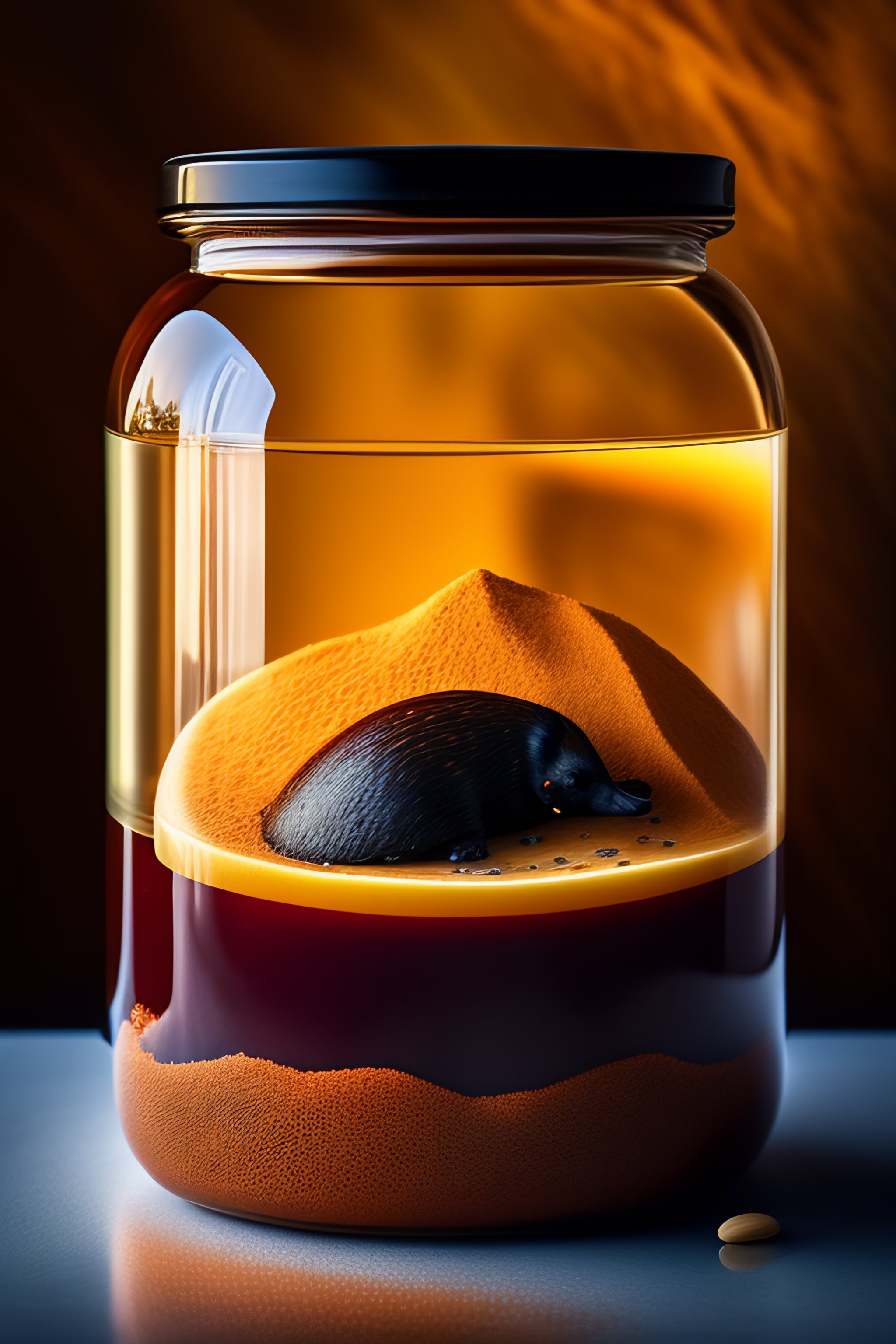 Lexica - A mole in a glass jar