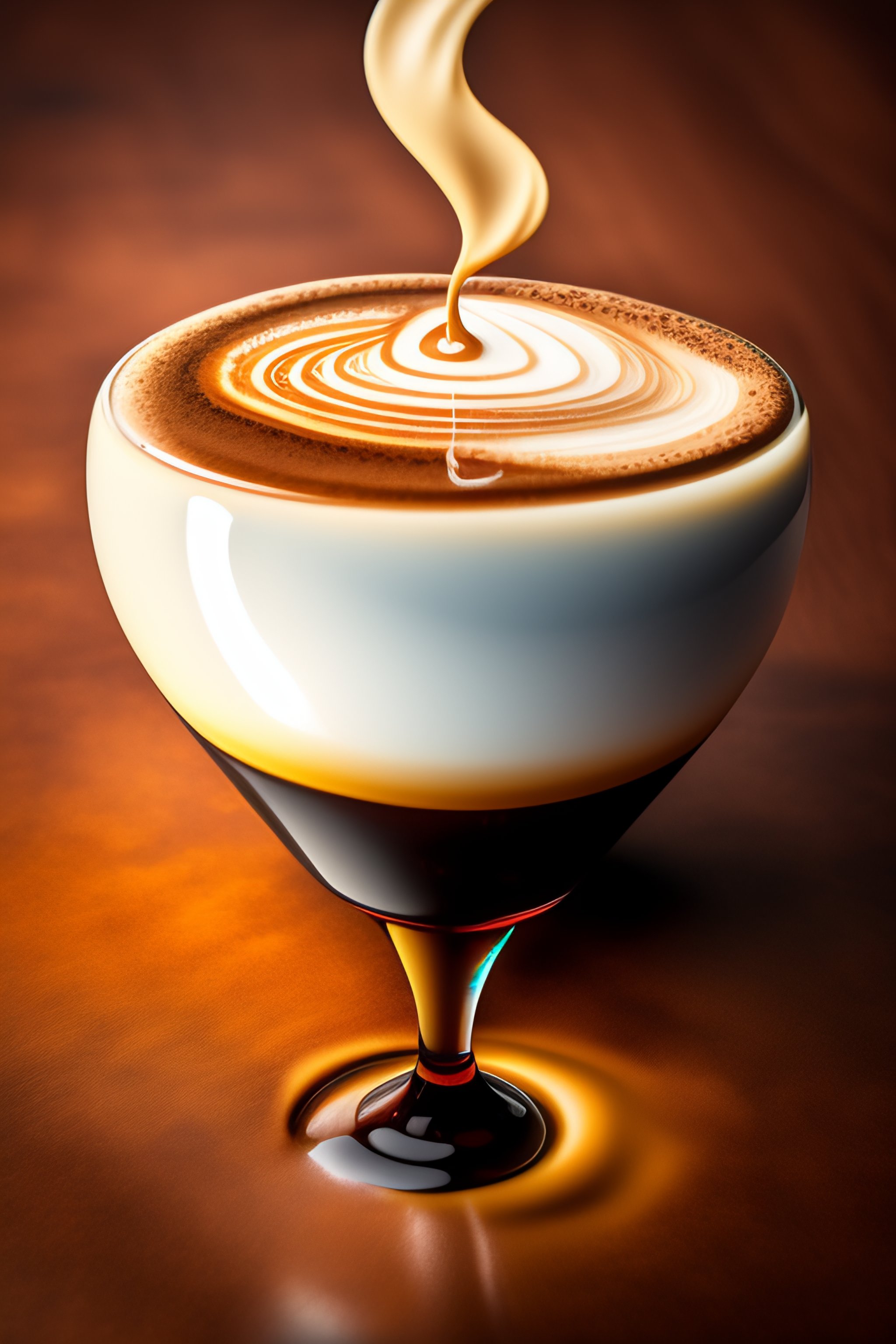 Lexica - Latte art, ink drop, highly detailed, 8k, hd