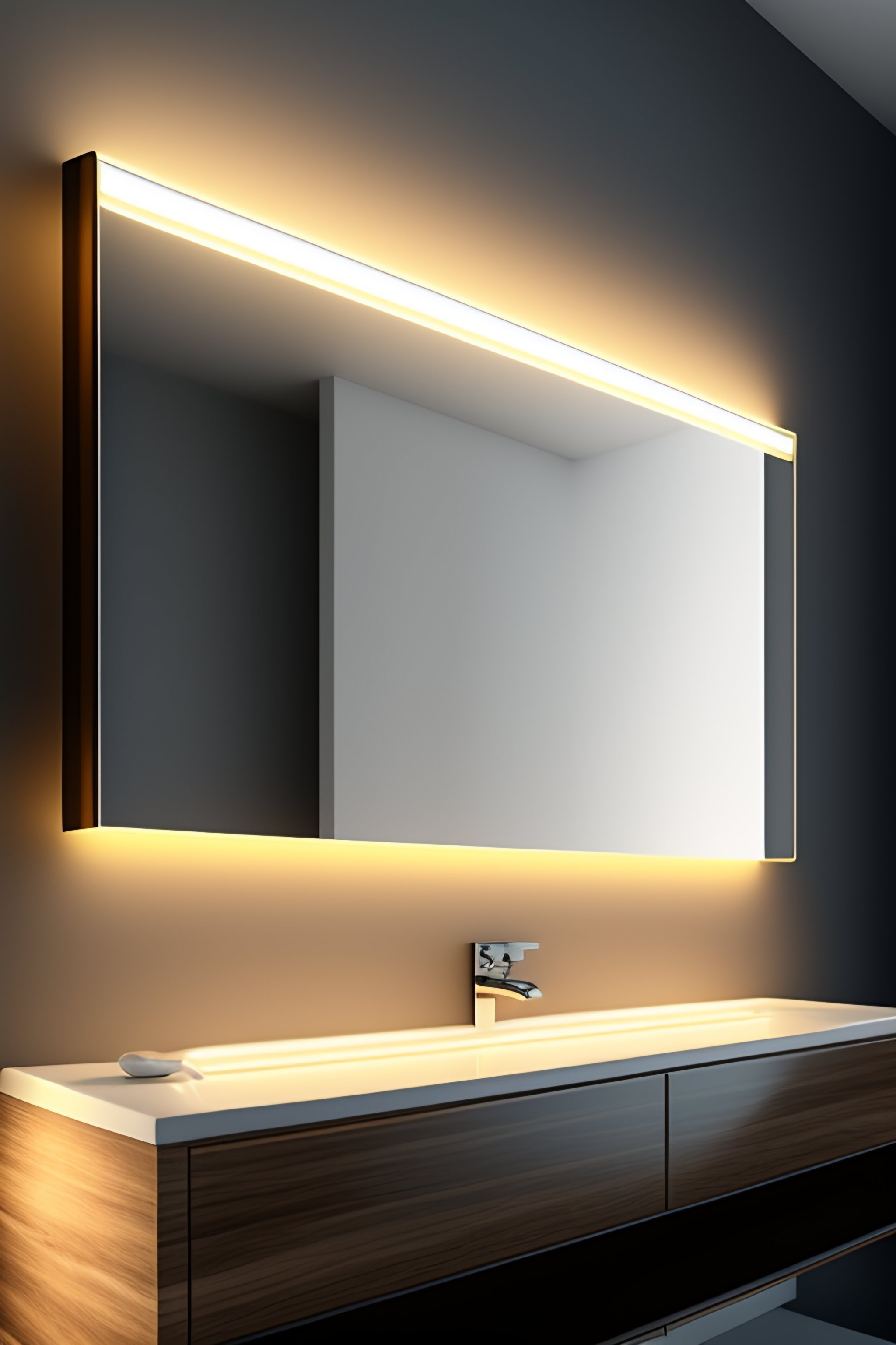 Lexica - Modern 3 light vanity fixture LED linear sleak