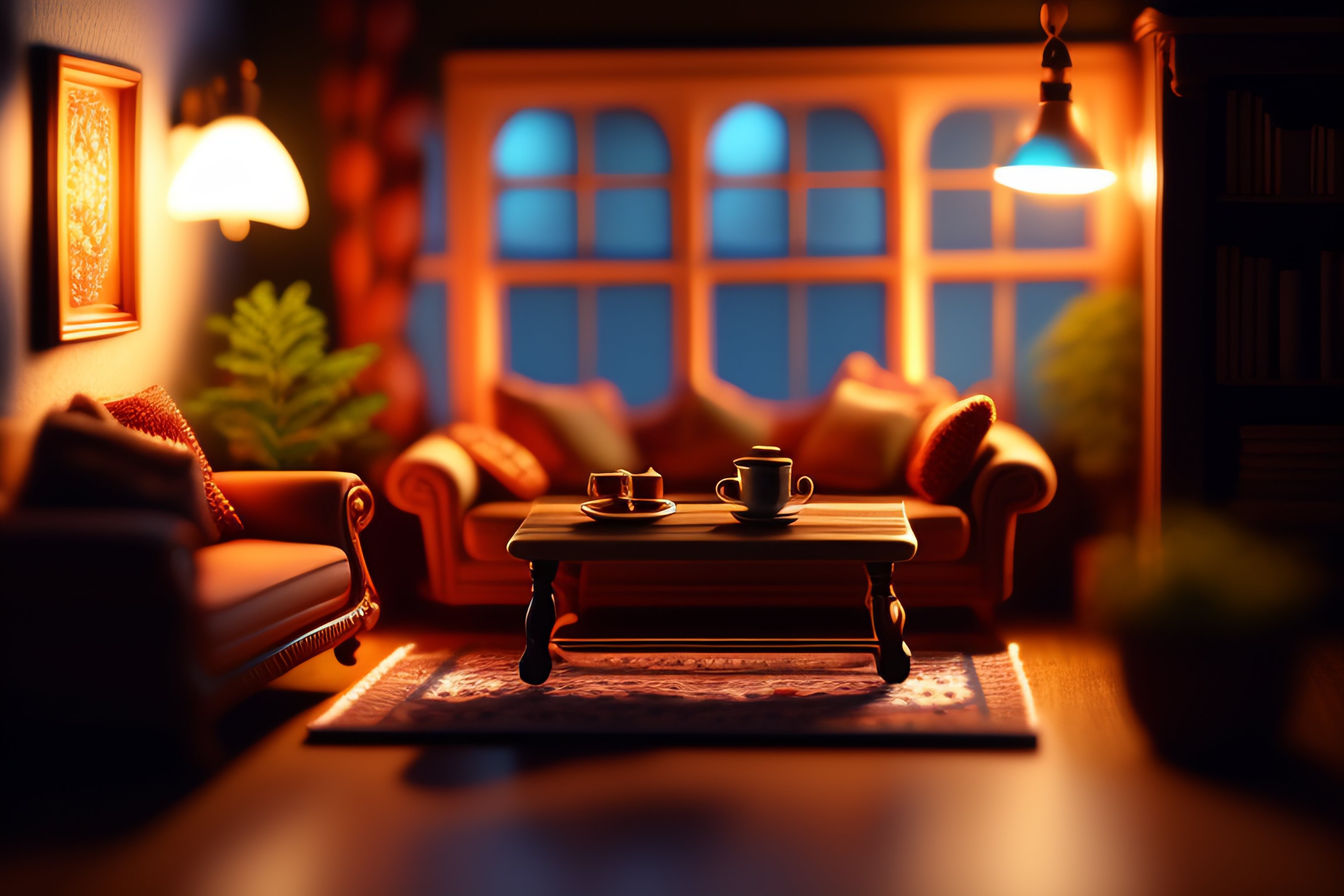Lexica - Vintage, cozy interior lighting, artstation, ultra detailed ...