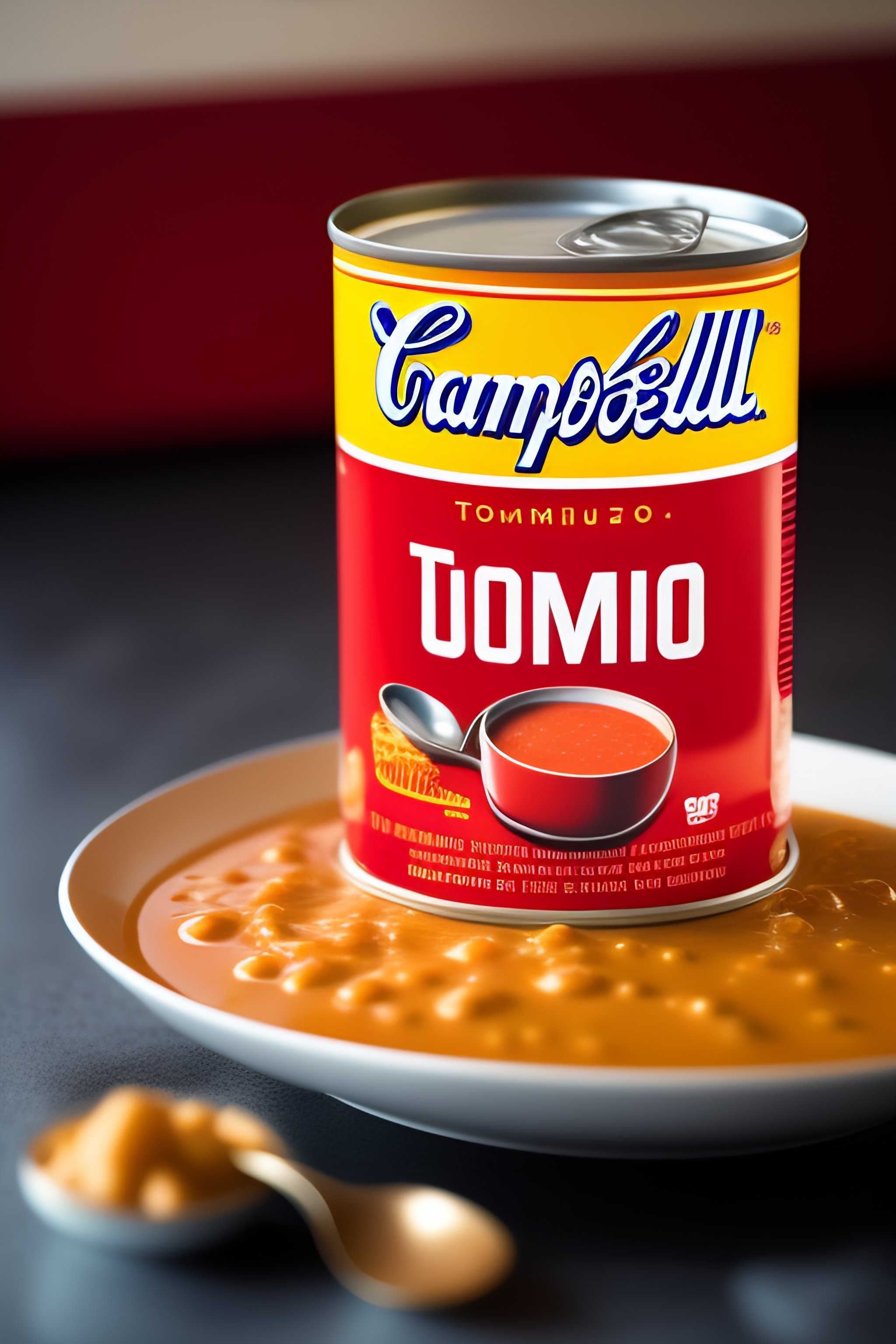 Lexica - Robotic can of campbell's tomato soup with arms and legs ...