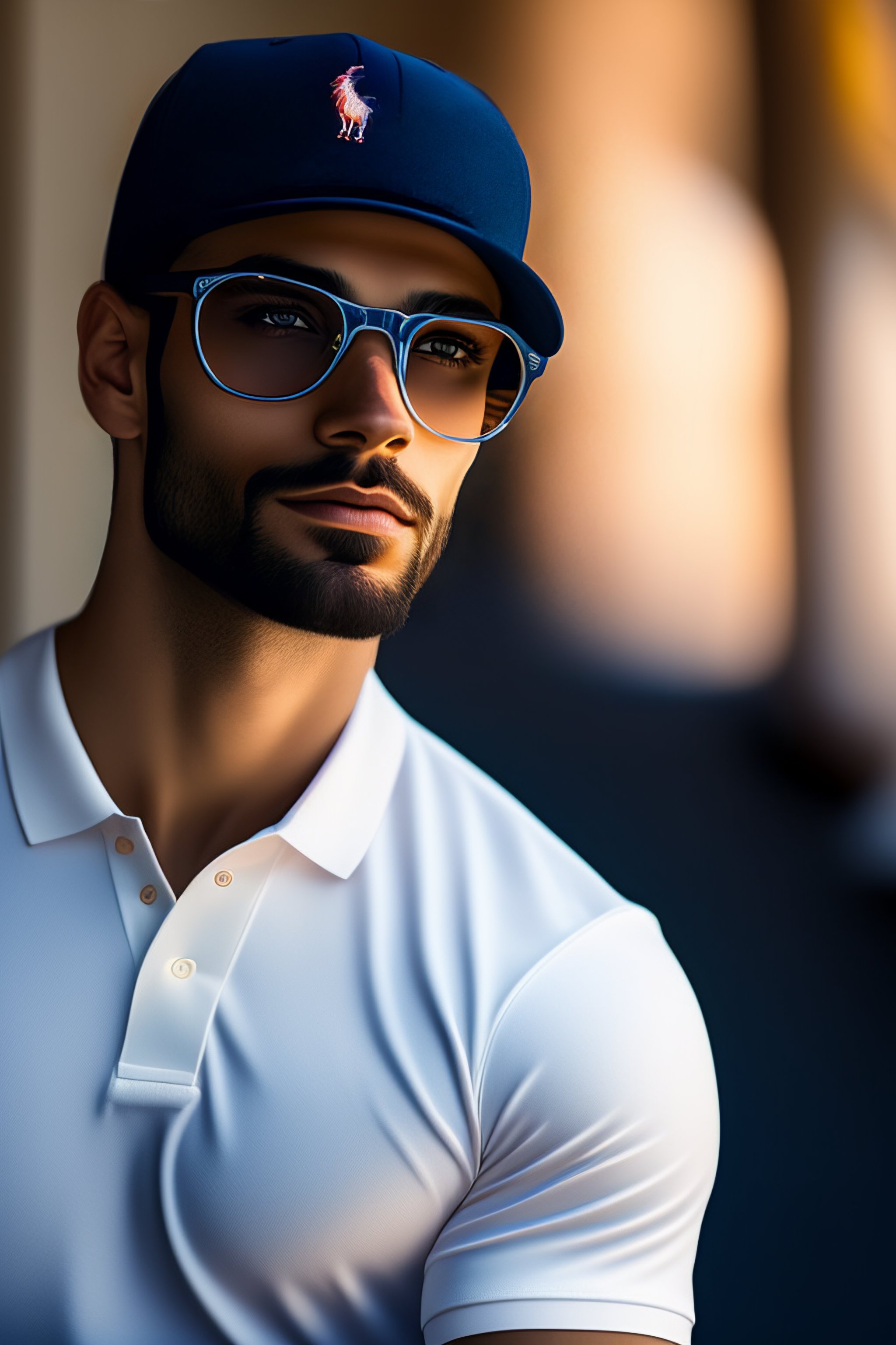Lexica - Portrait of a 30 year old man with transparent acetat glasses ...