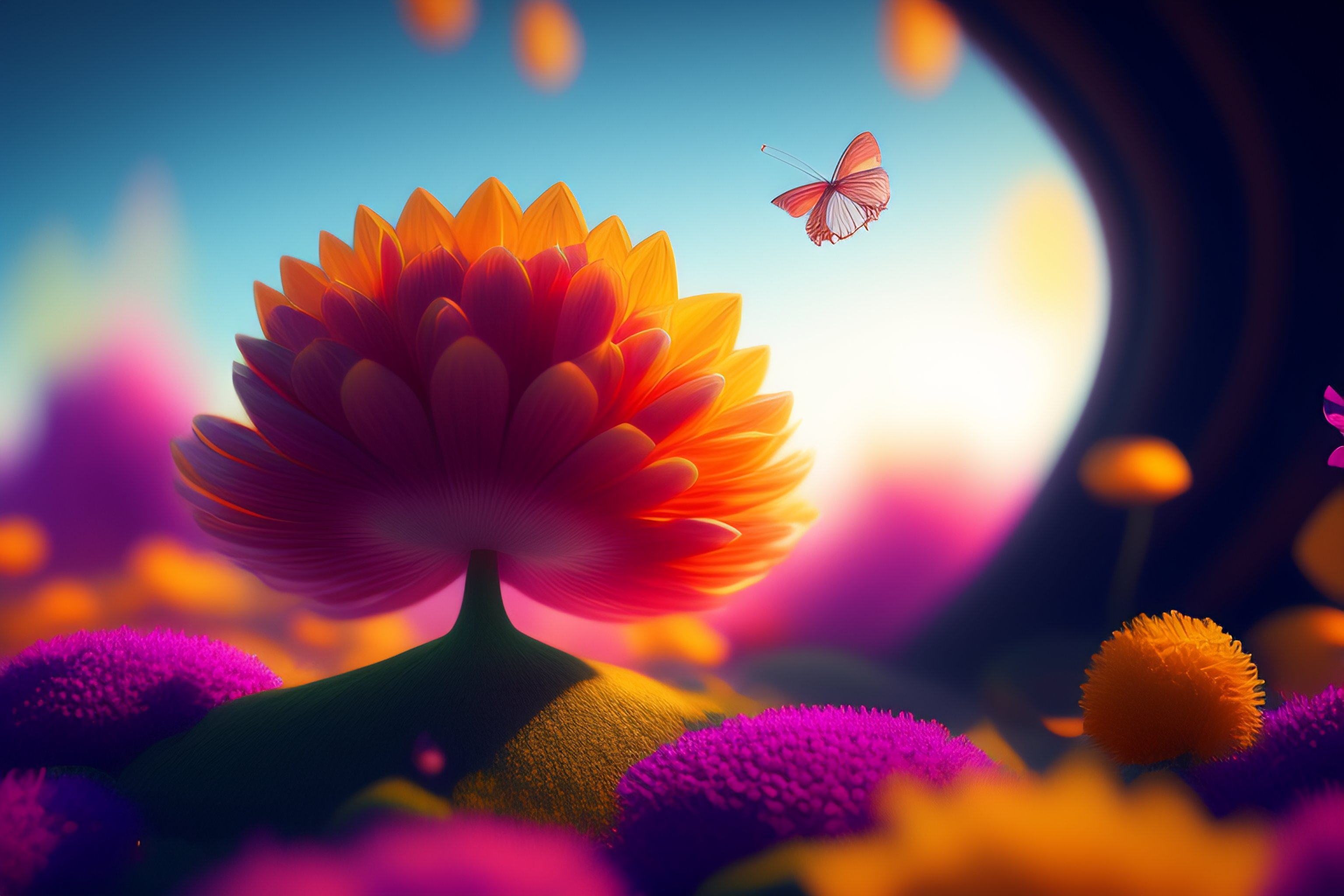 Lexica - First person perspective digital illustration of a whimsical ...