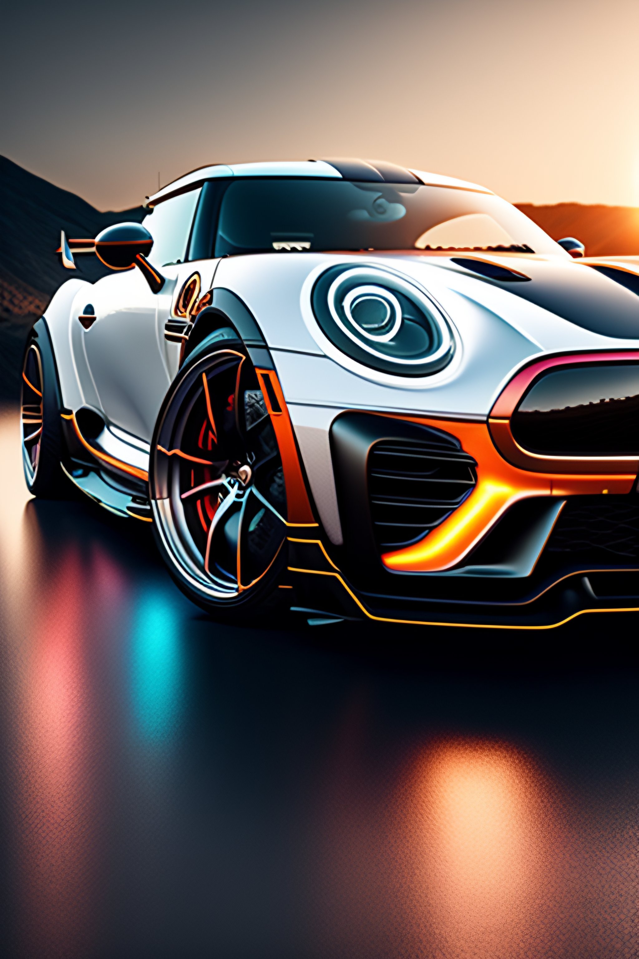 Lexica - Luxury sports car , glowing , rim lighting , 4k , HD ...