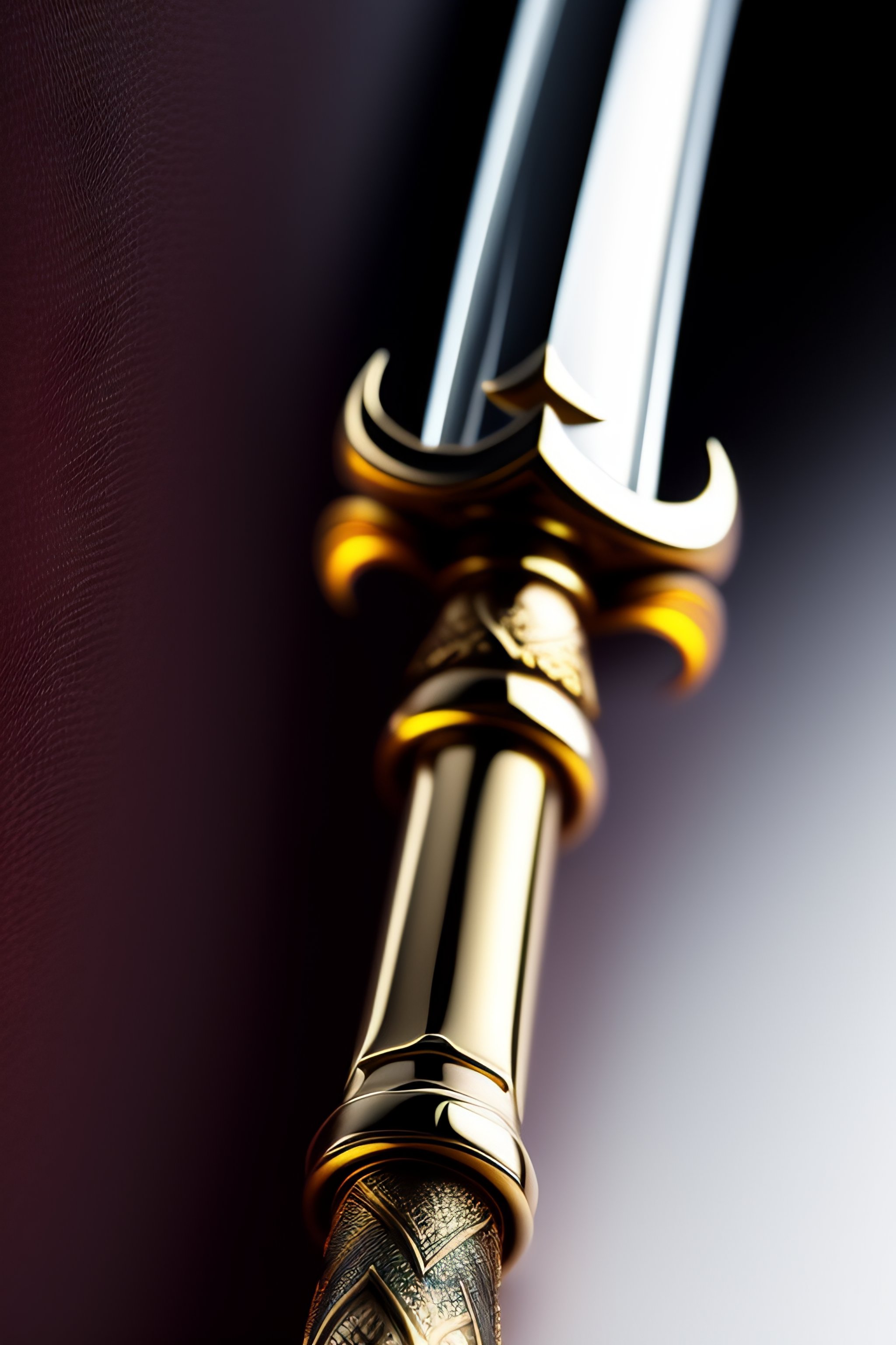 Lexica - Closeup on a common short sword on white background, dnd ...