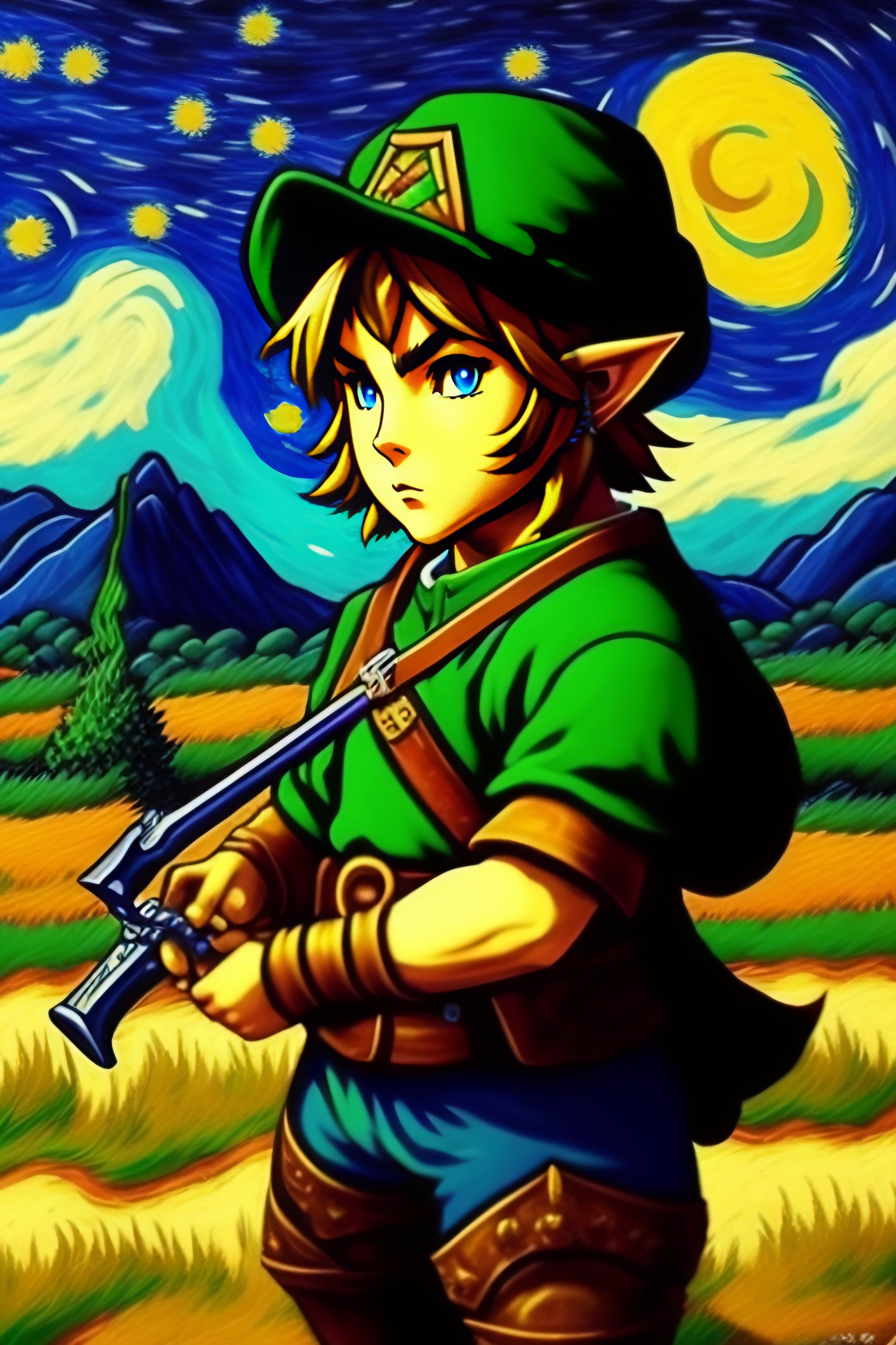 Lexica Legend Of Zelda In The Style Of Vincent Van Gogh
