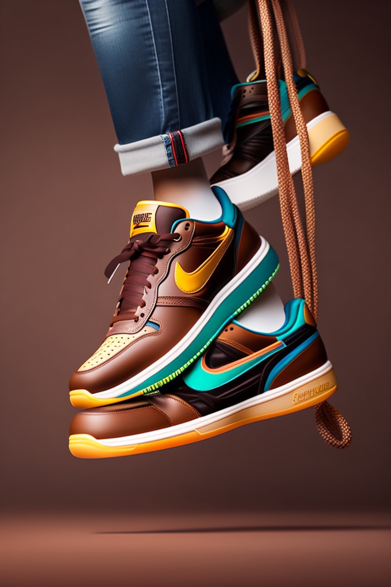 Lexica - Creative advertising of sneakers in the style of chocolate ...
