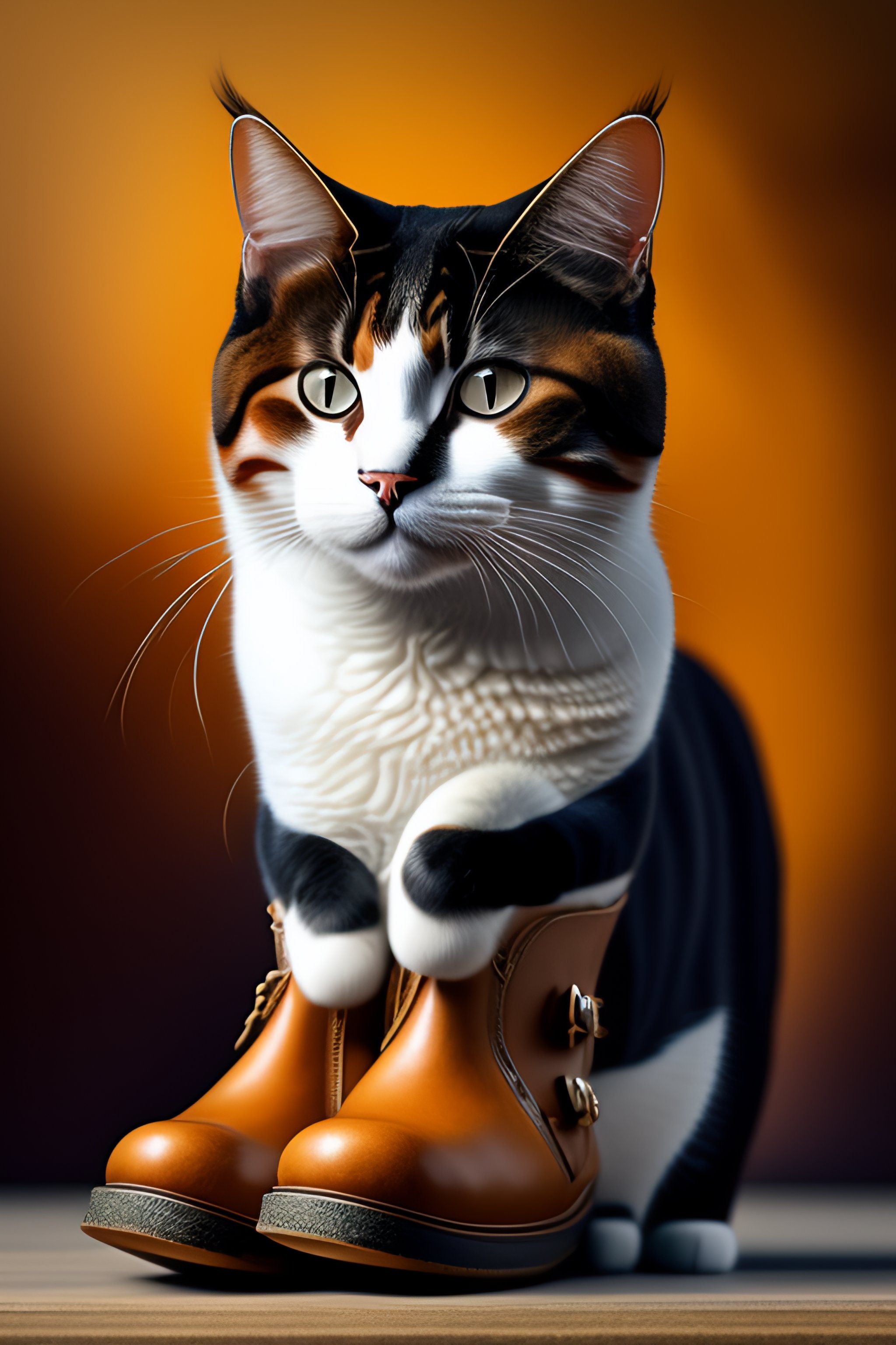 Lexica - A cat with boots