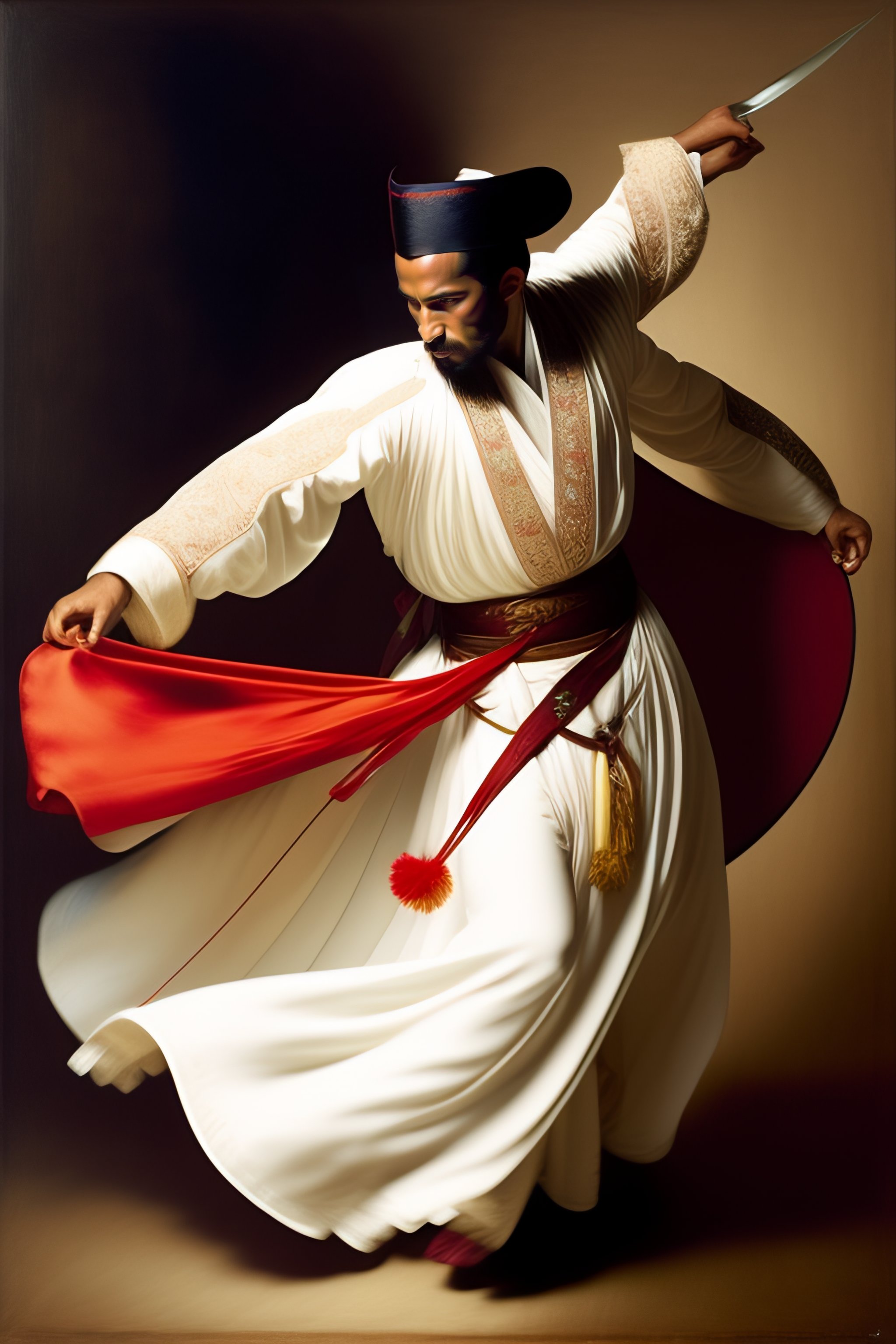 Lexica - Whirling dervish with curved blades. Silk armor with flowing ...