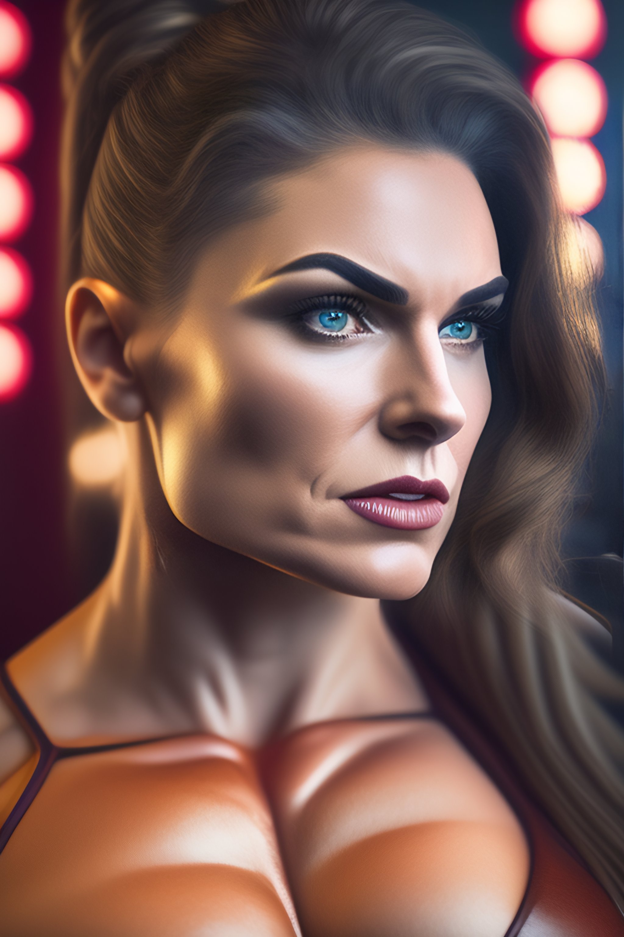 Lexica - (Woman bodybuilder, candid, 8k, masterpiece, high-res, insane ...