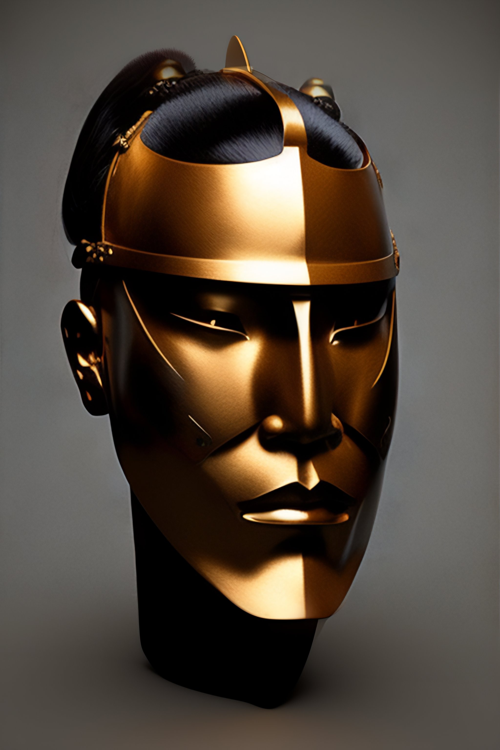 Lexica - Broken samurai mask