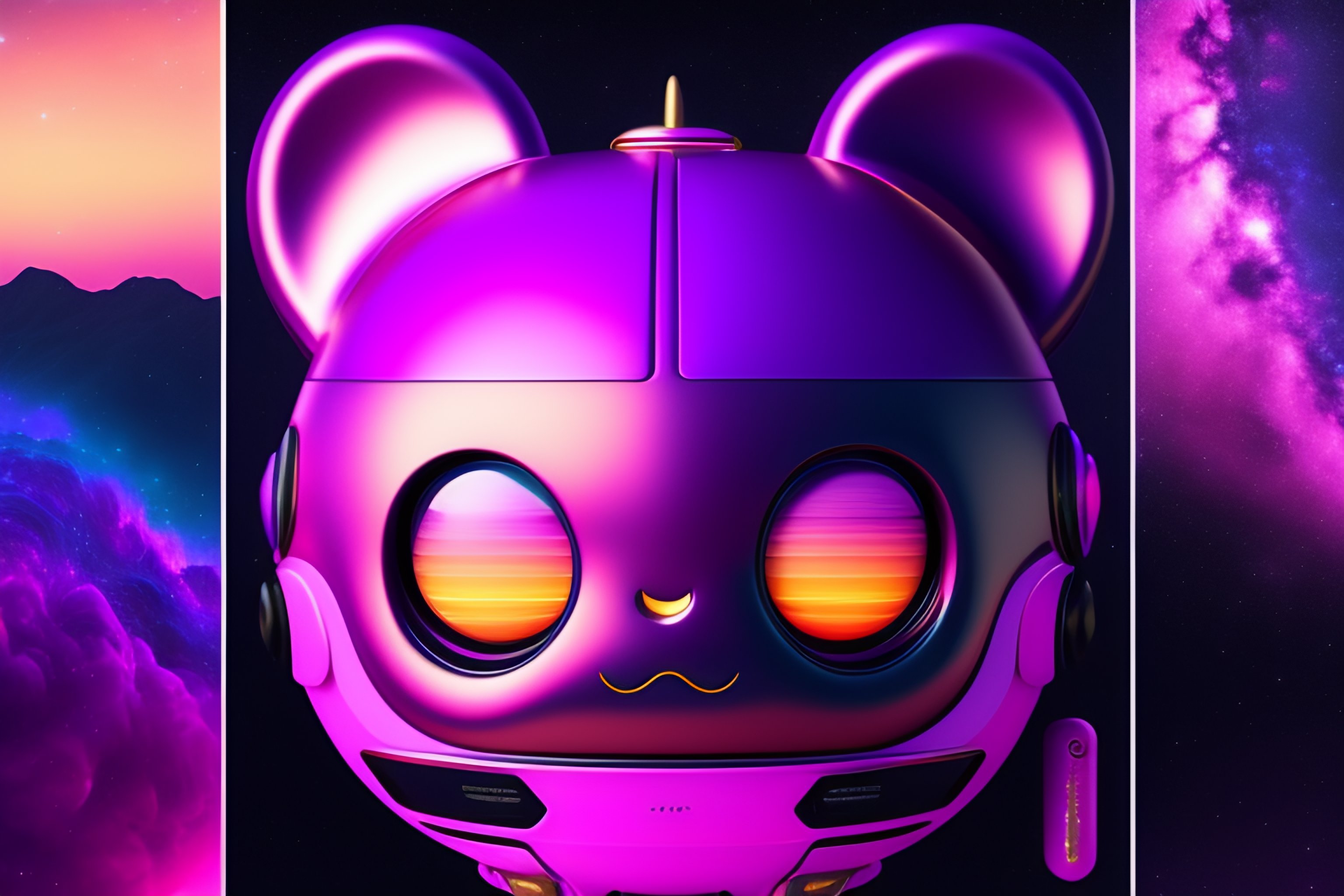 Lexica - Space, singularity, many pink color, many purple color ...