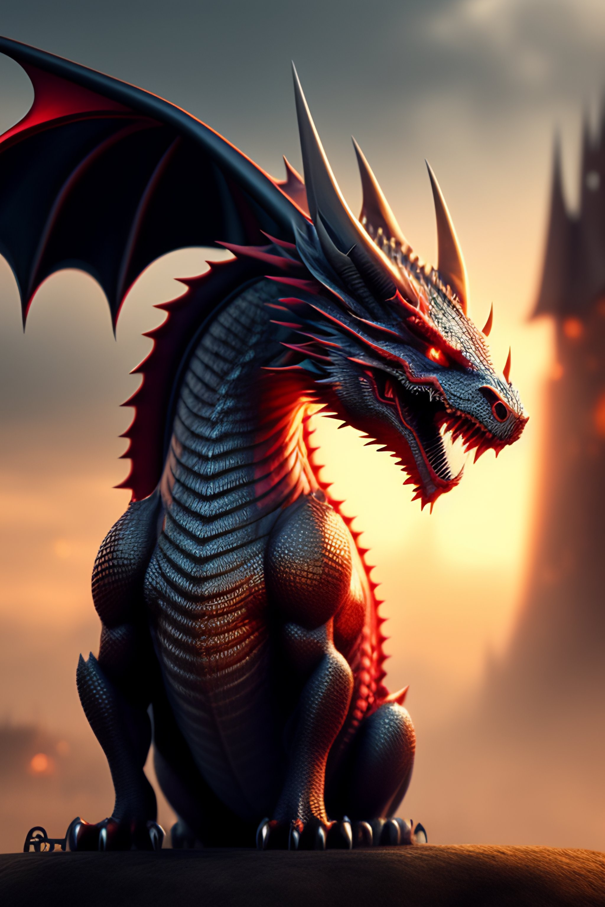 Demonic Dragon Wallpaper