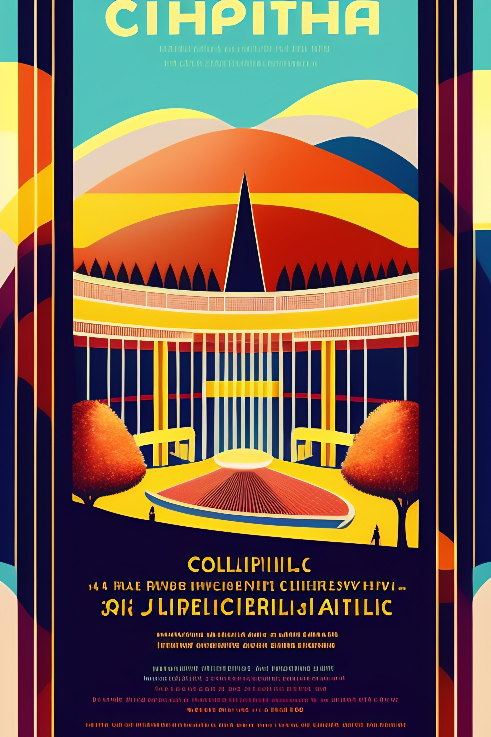 Lexica - Winner first prize Illustration Poster of Cultural utopia ...