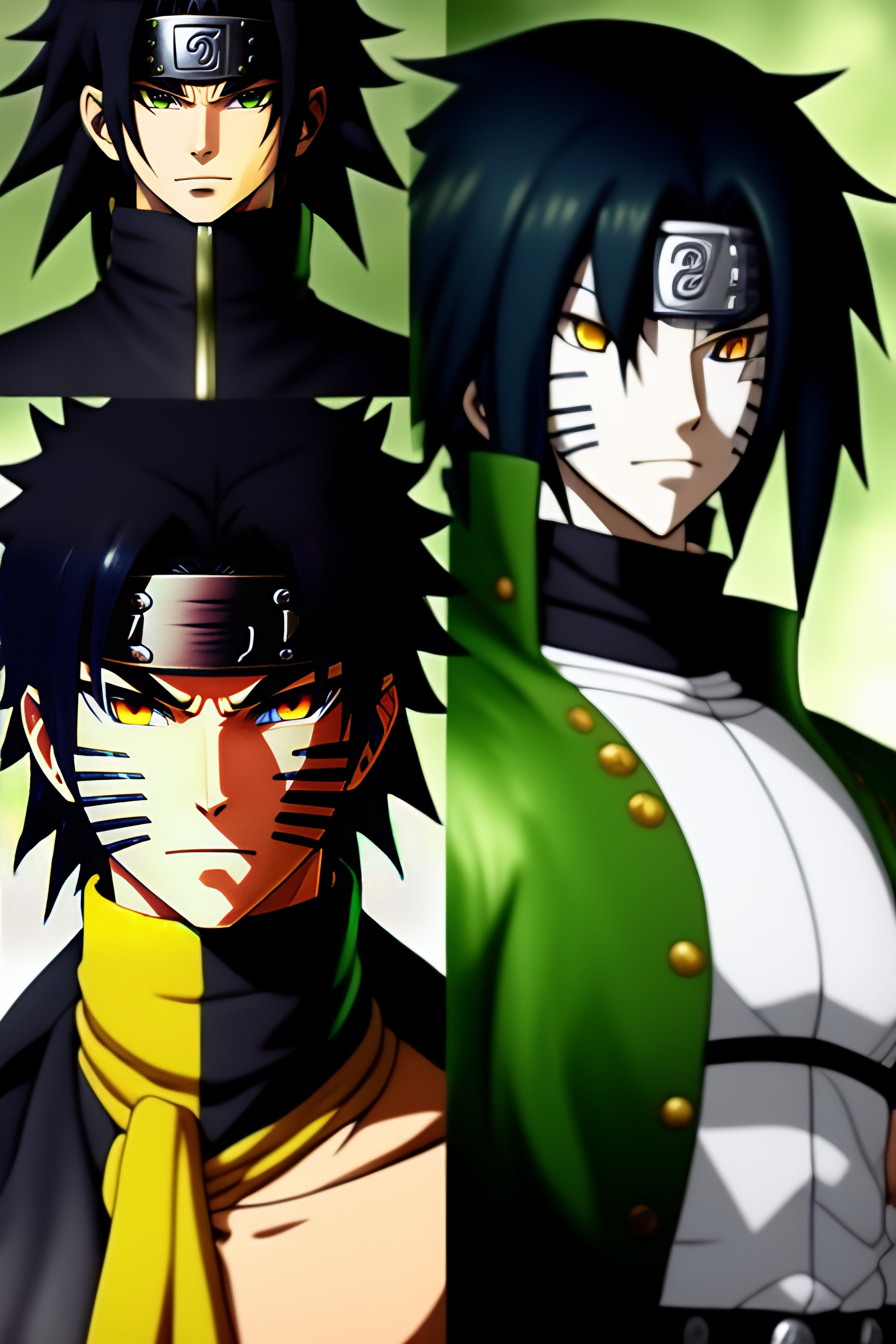 Lexica - Naruto anime character, muscular build, chiseled features ...