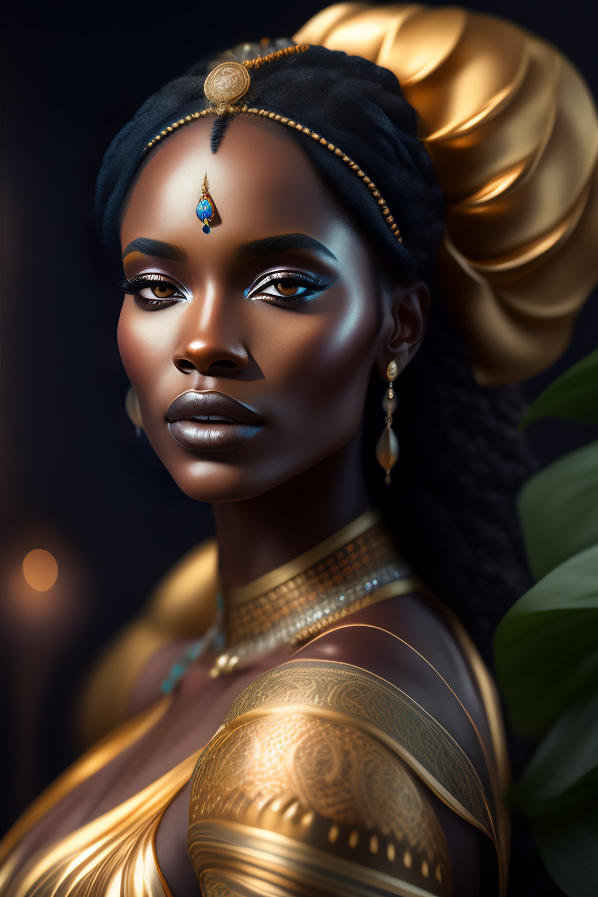 Lexica - Full body painting of a south African woman, ultra-realistic ...