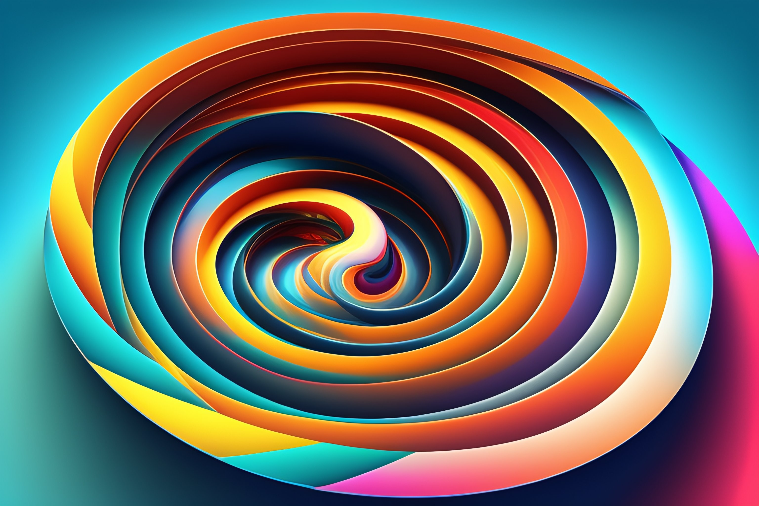 Lexica - Realistic maze, swirling infinite light, undulating geometry ...