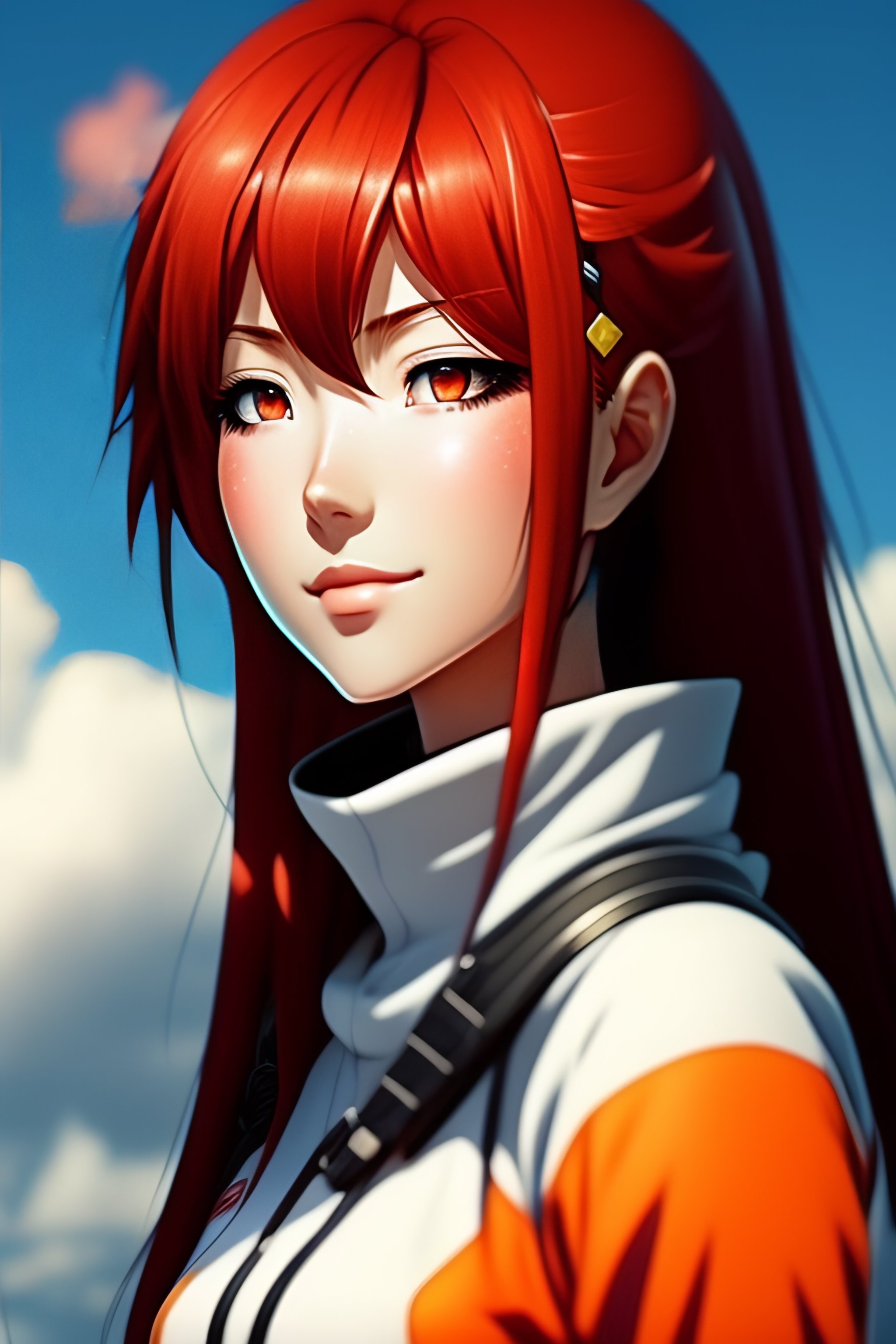 Lexica - Realistic anime girl with red hair similar to Asuka from ...