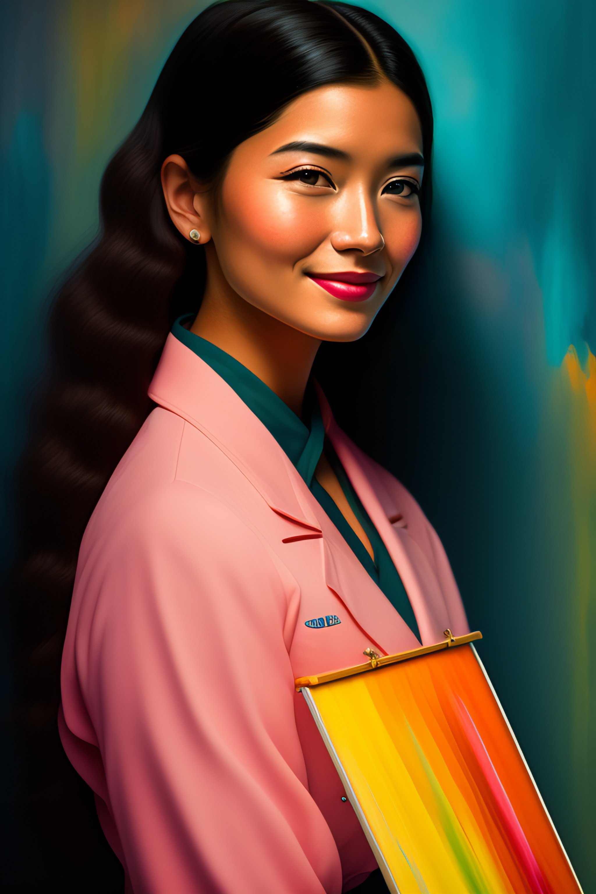 Lexica - Portrait of a painter girl in a patriarchal society :: novel ...