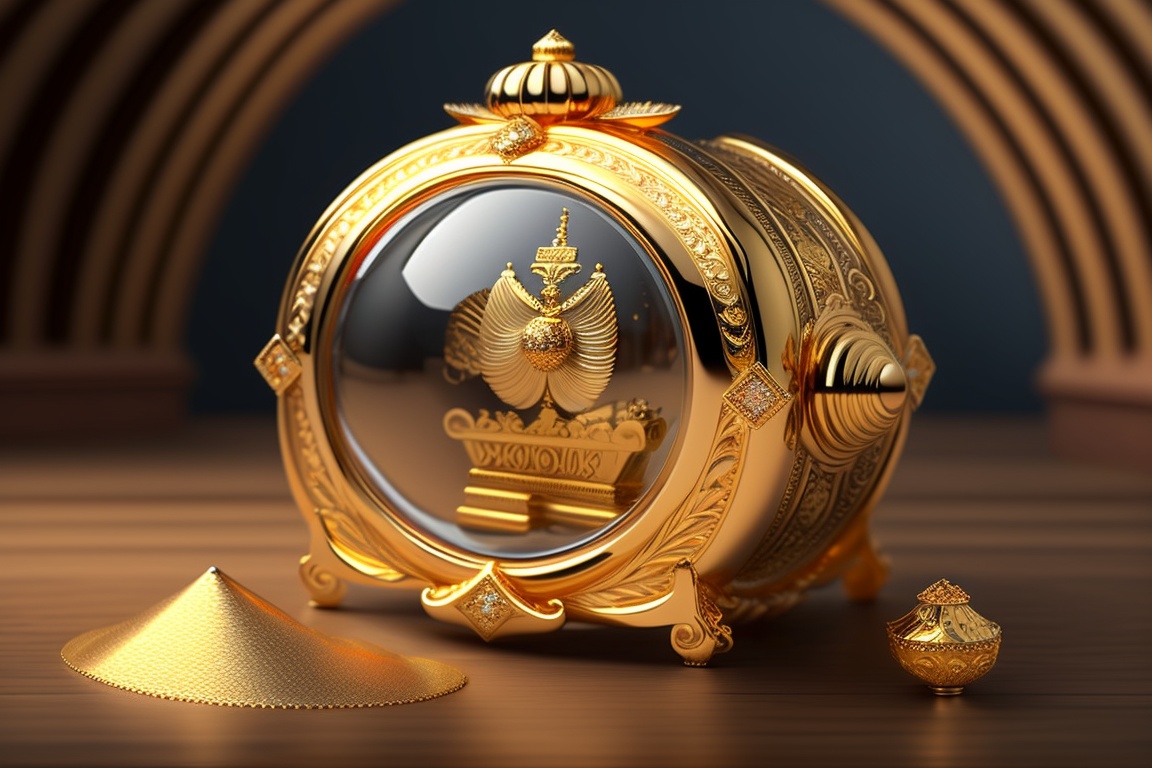 Lexica - The treasure was said to be filled with gold, jewels, and ...