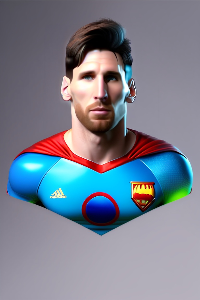 Lexica - Football player Lionel Messi as super man, Messi must be ...