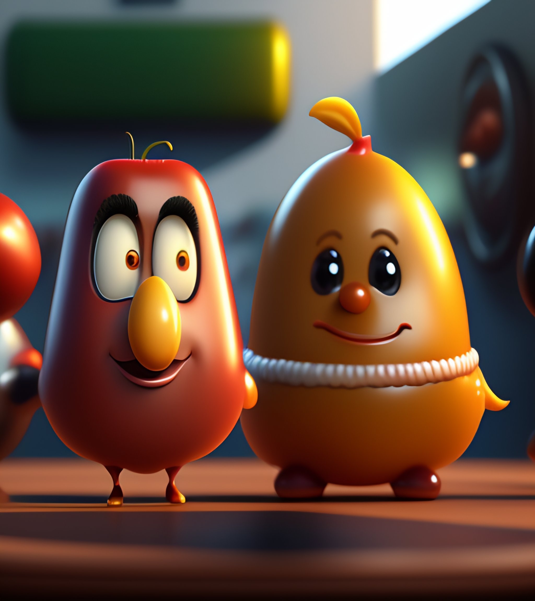 Lexica - A sausage party posing for photo cartoon discord server logo