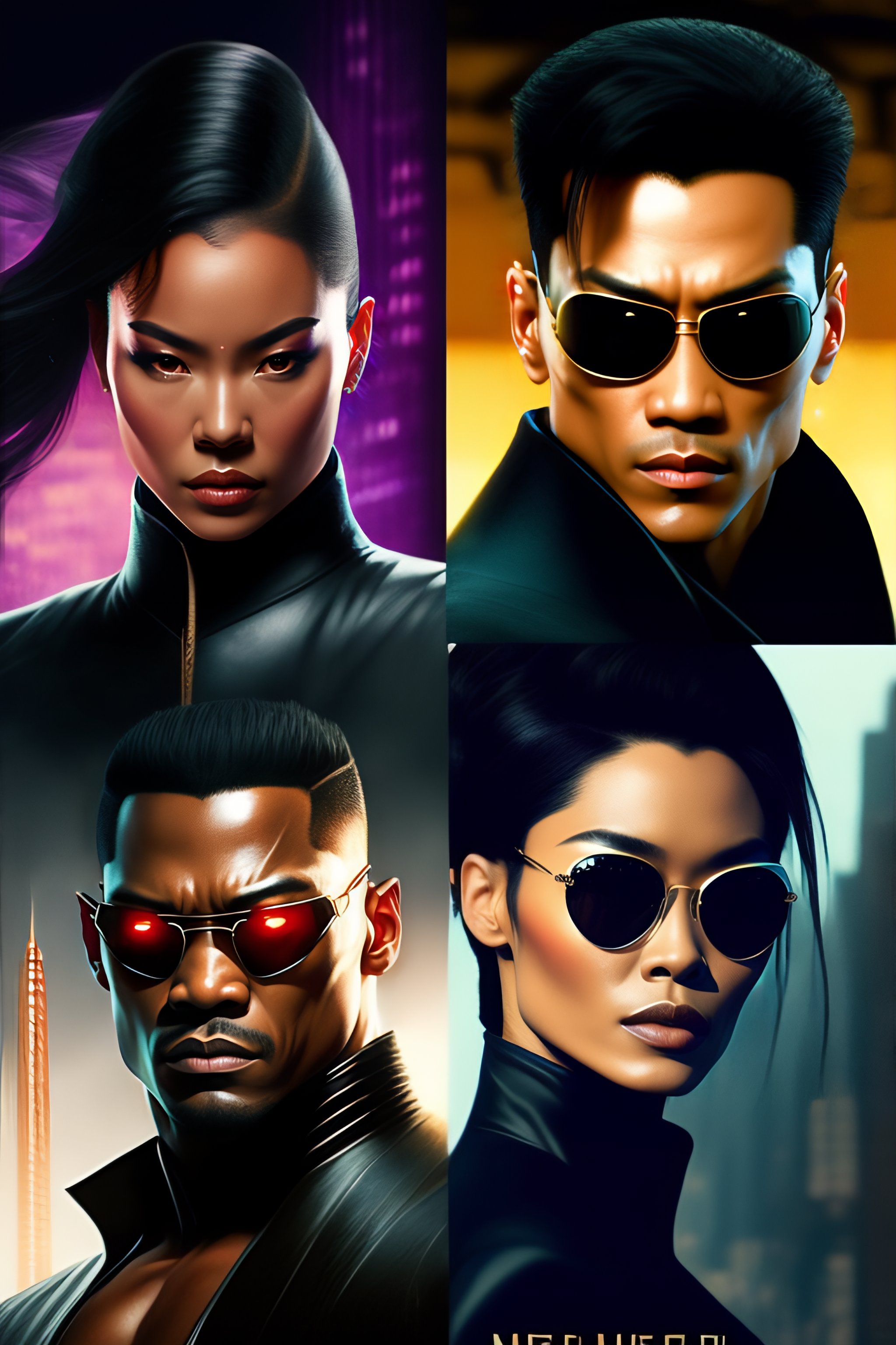 Lexica - Neo from the matrix versus kung fu man fighting ninja in ...