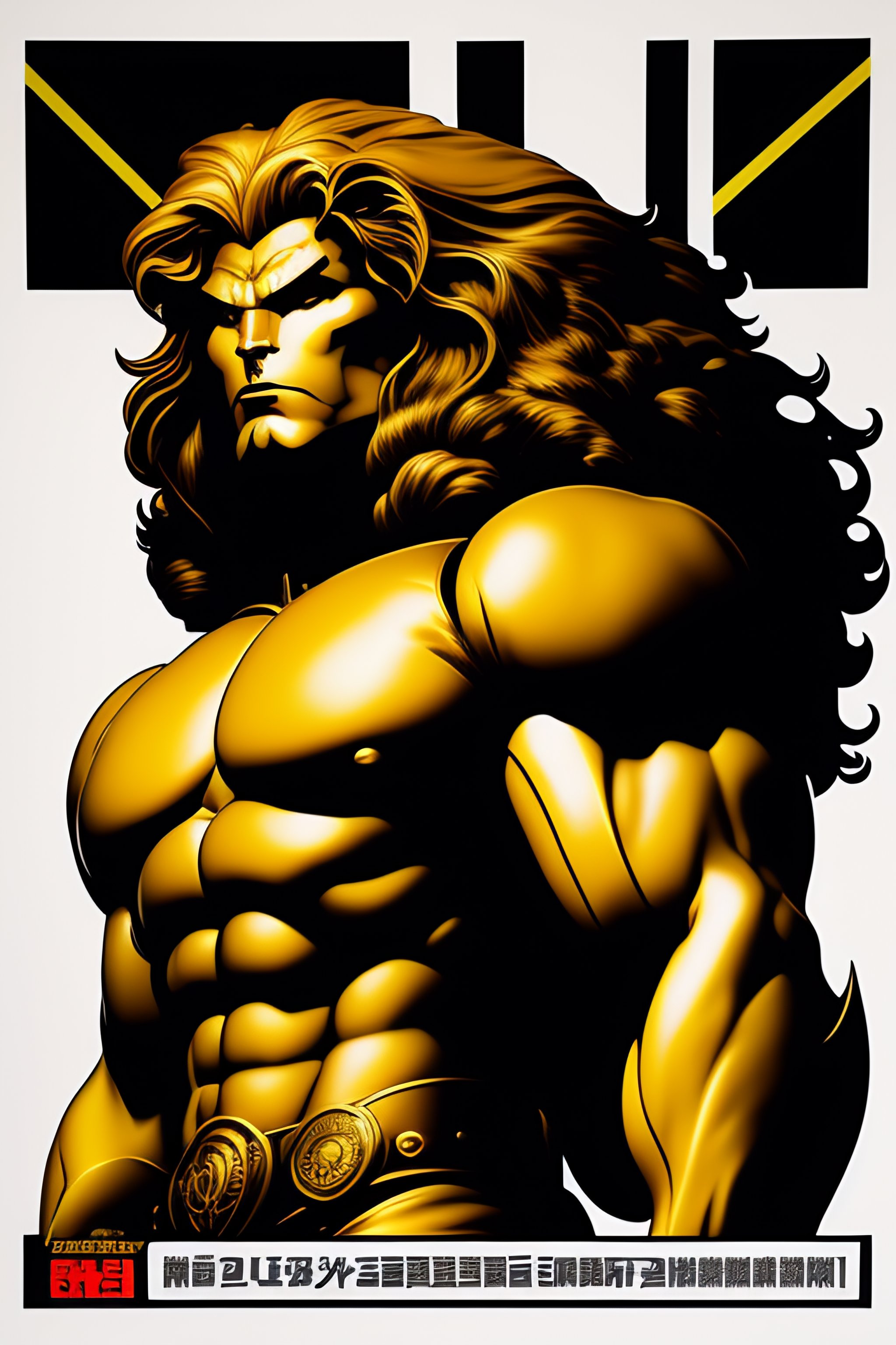 Lexica - **Cyberneticly enhanced Cowardly Lion, dynamic comic book ...