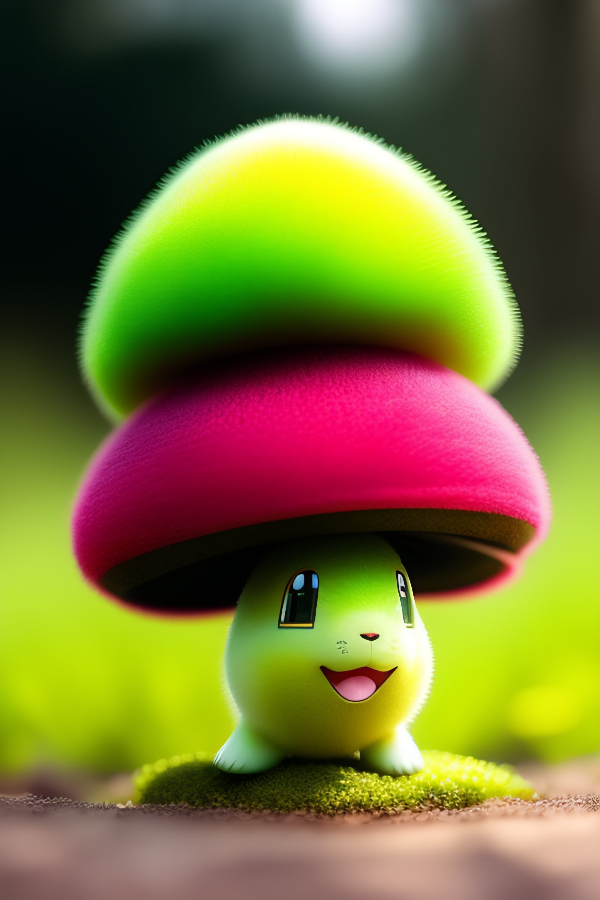 Lexica - A strong grass type pokemon that looks like a mushroom in a ...