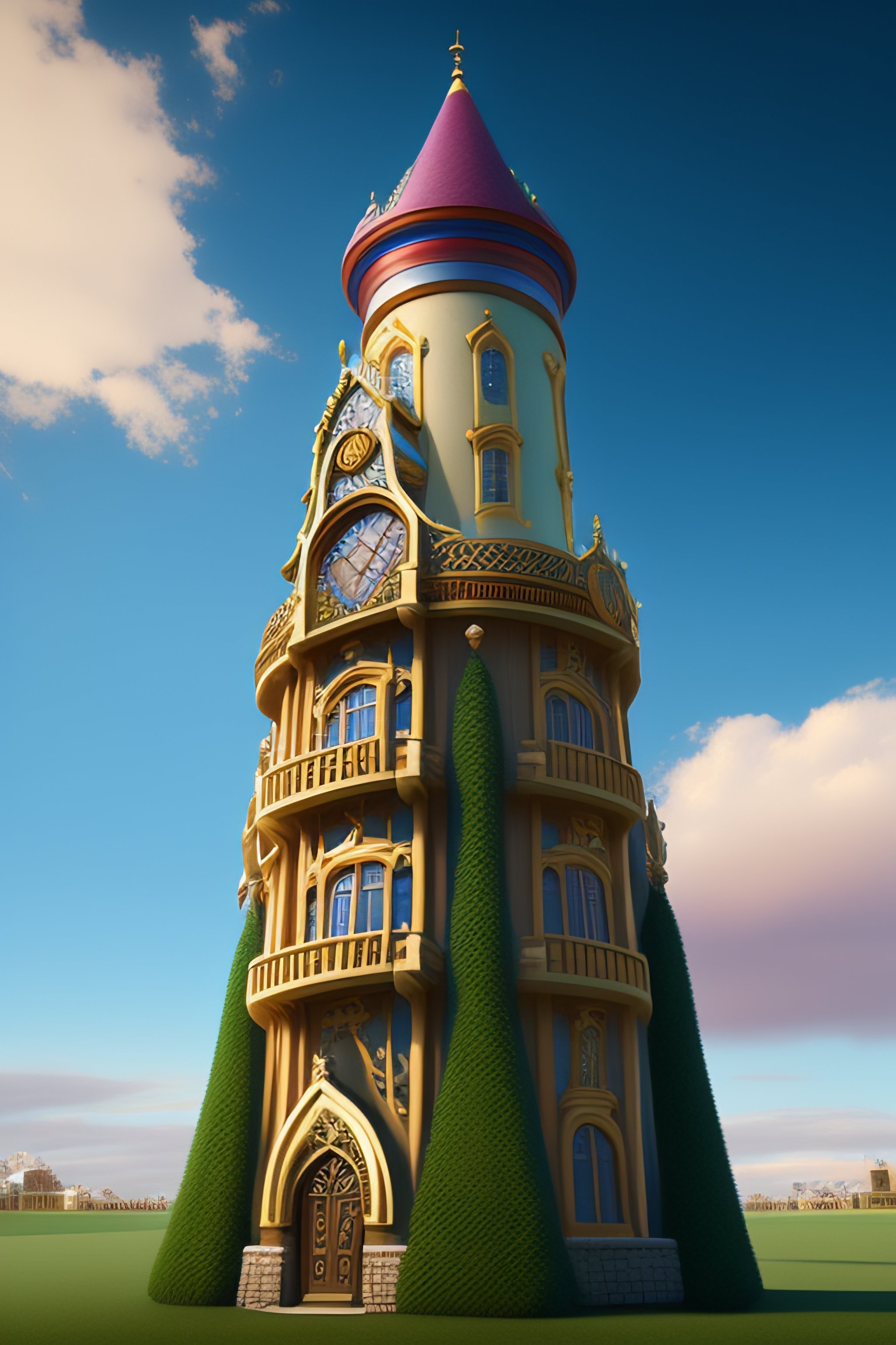 Lexica - Rapunzel tower
