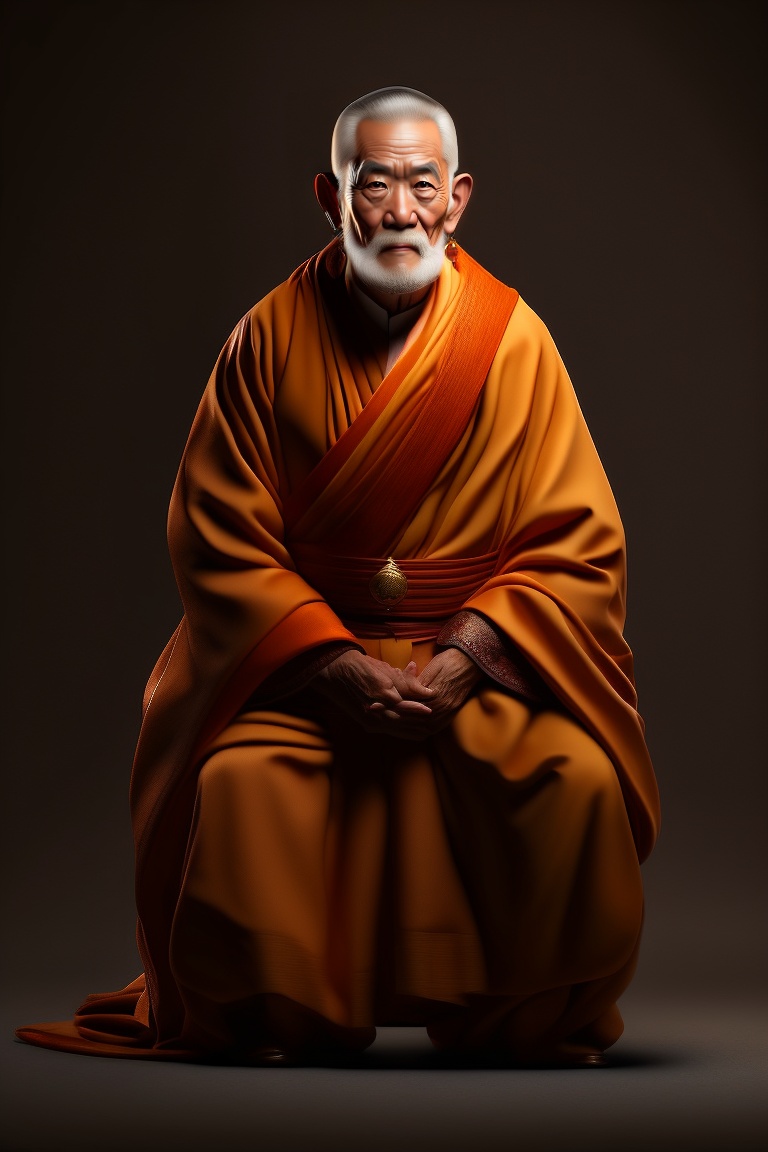 Lexica - Monk old man model pose, hyper-realistic, ultra detailed, high ...