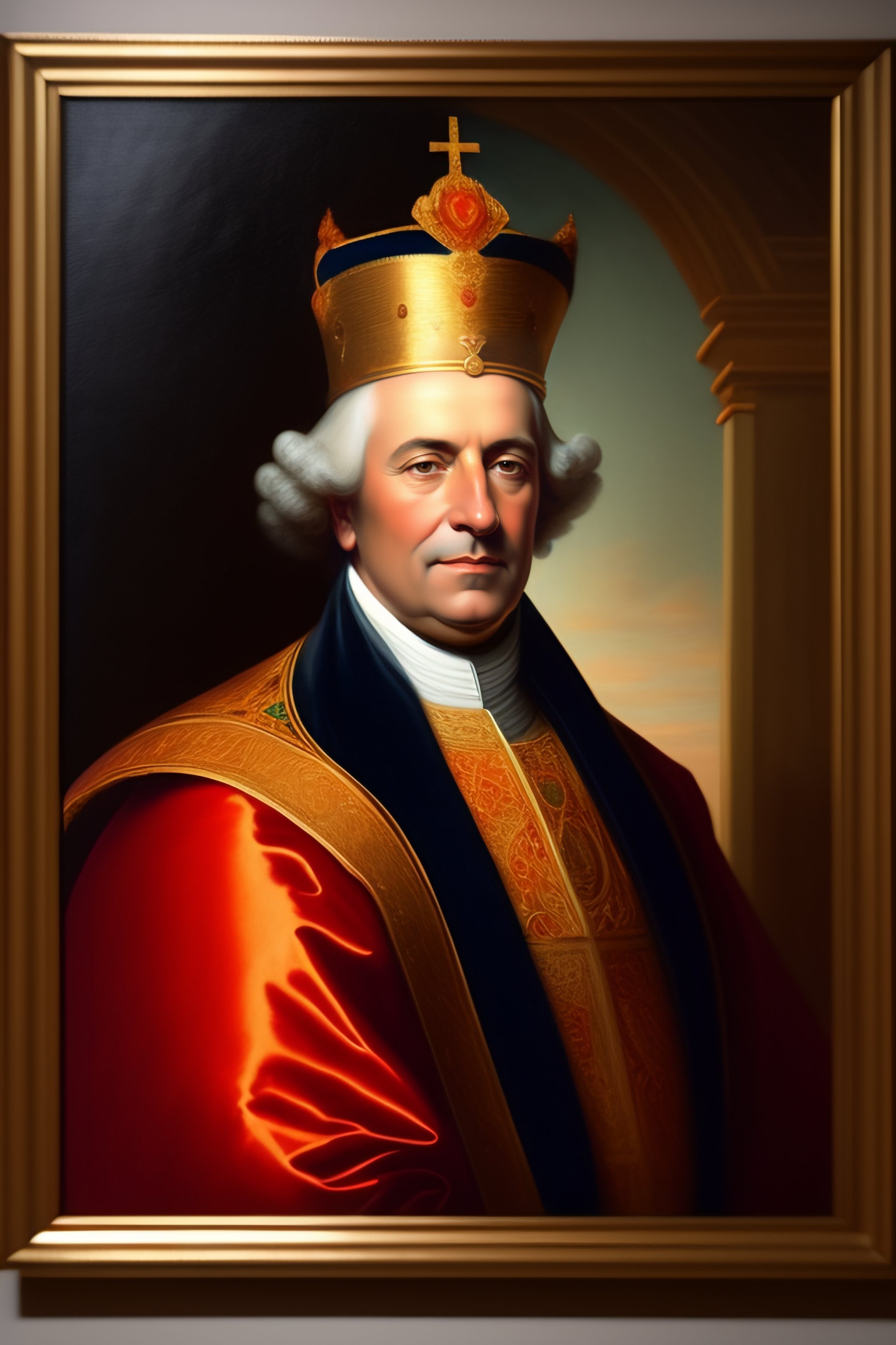 Lexica - A painting of an 18th century archbishop