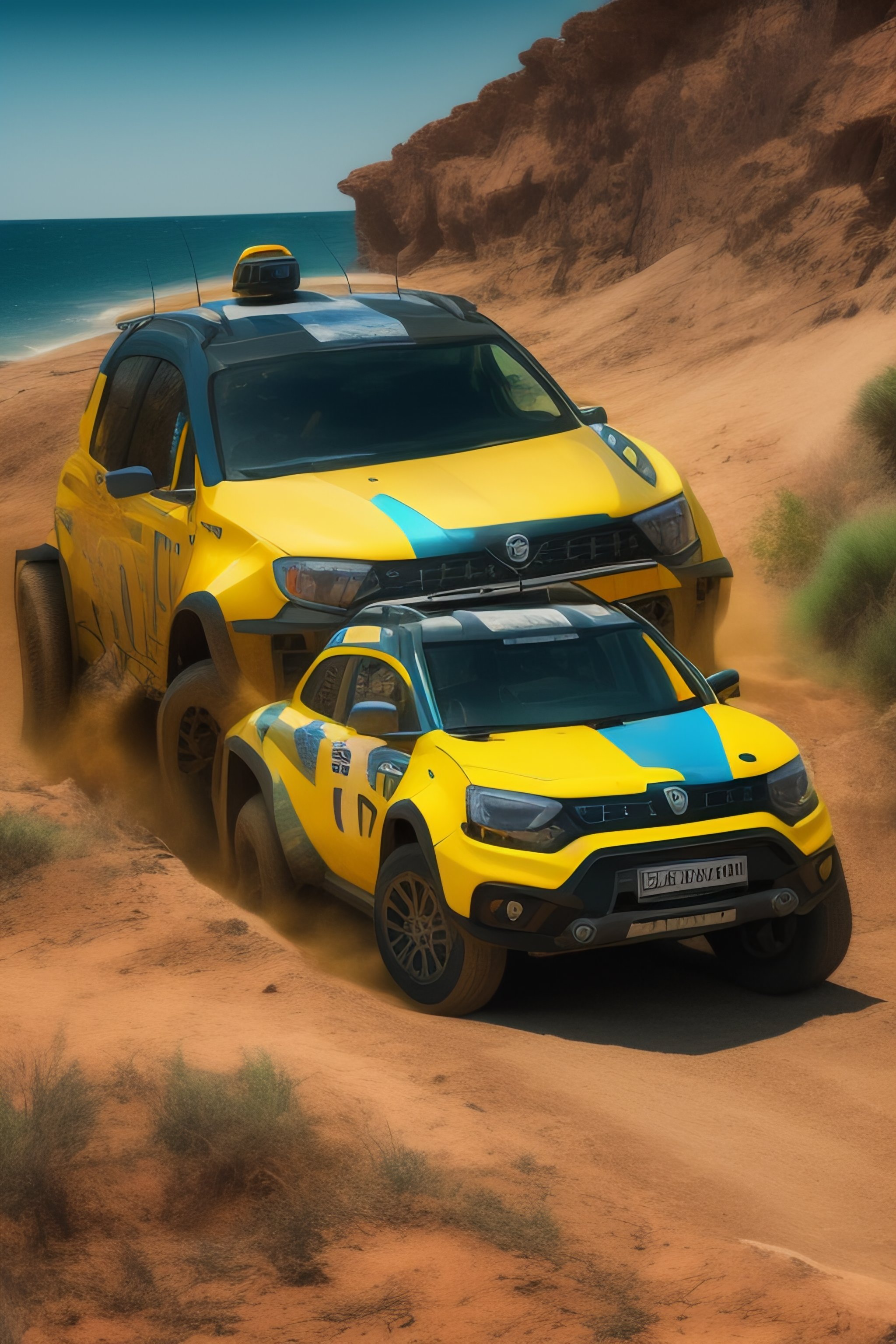 Lexica - Dacia logan offroad 4k