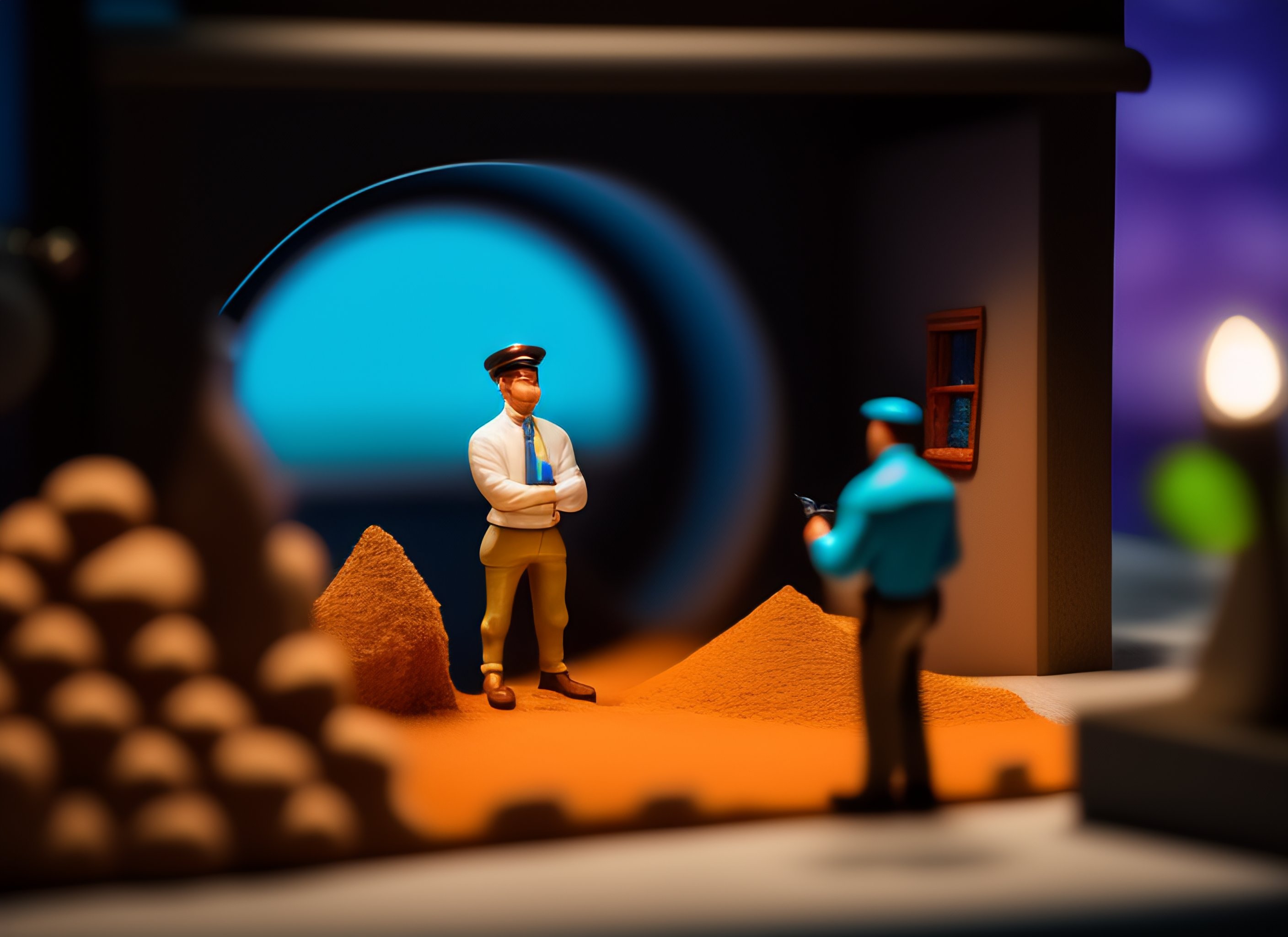 Lexica - Behind the scenes on the set of a claymation movie