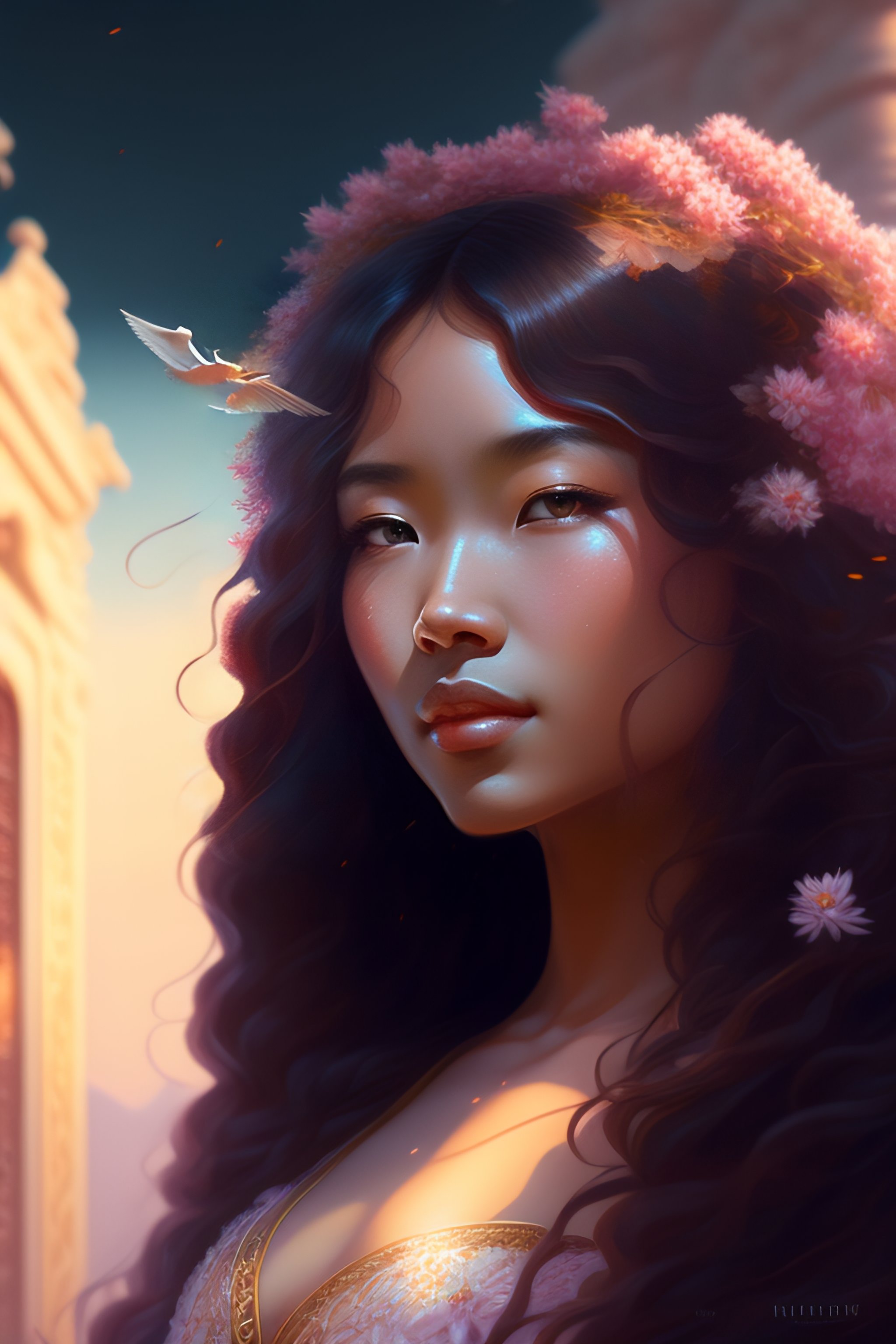 Lexica - Highly detailed full body of Eurydice Greek mythology, stephen bliss, unreal engine ...