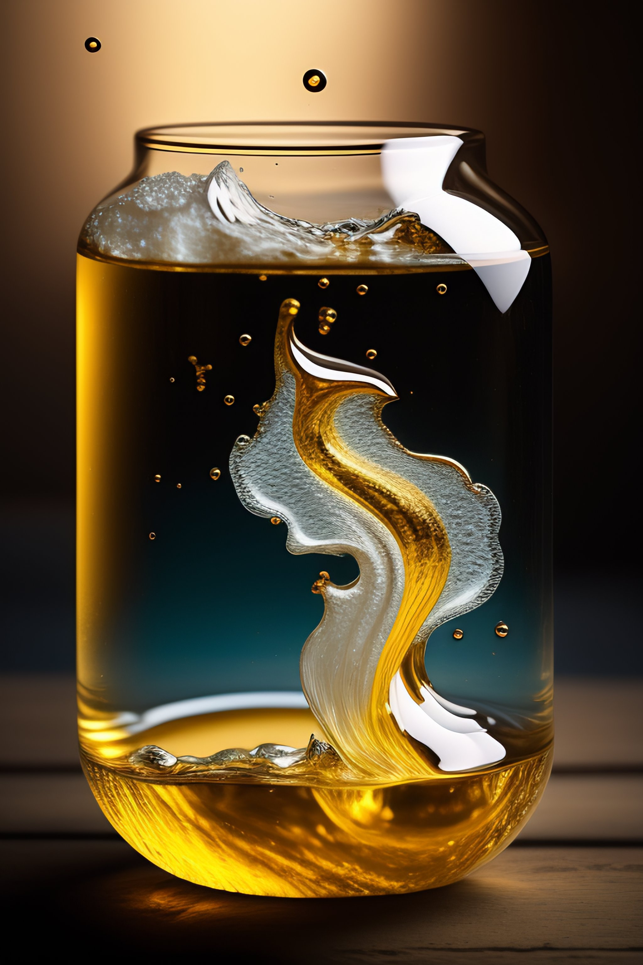 Lexica - Alchemist transforming water in gold