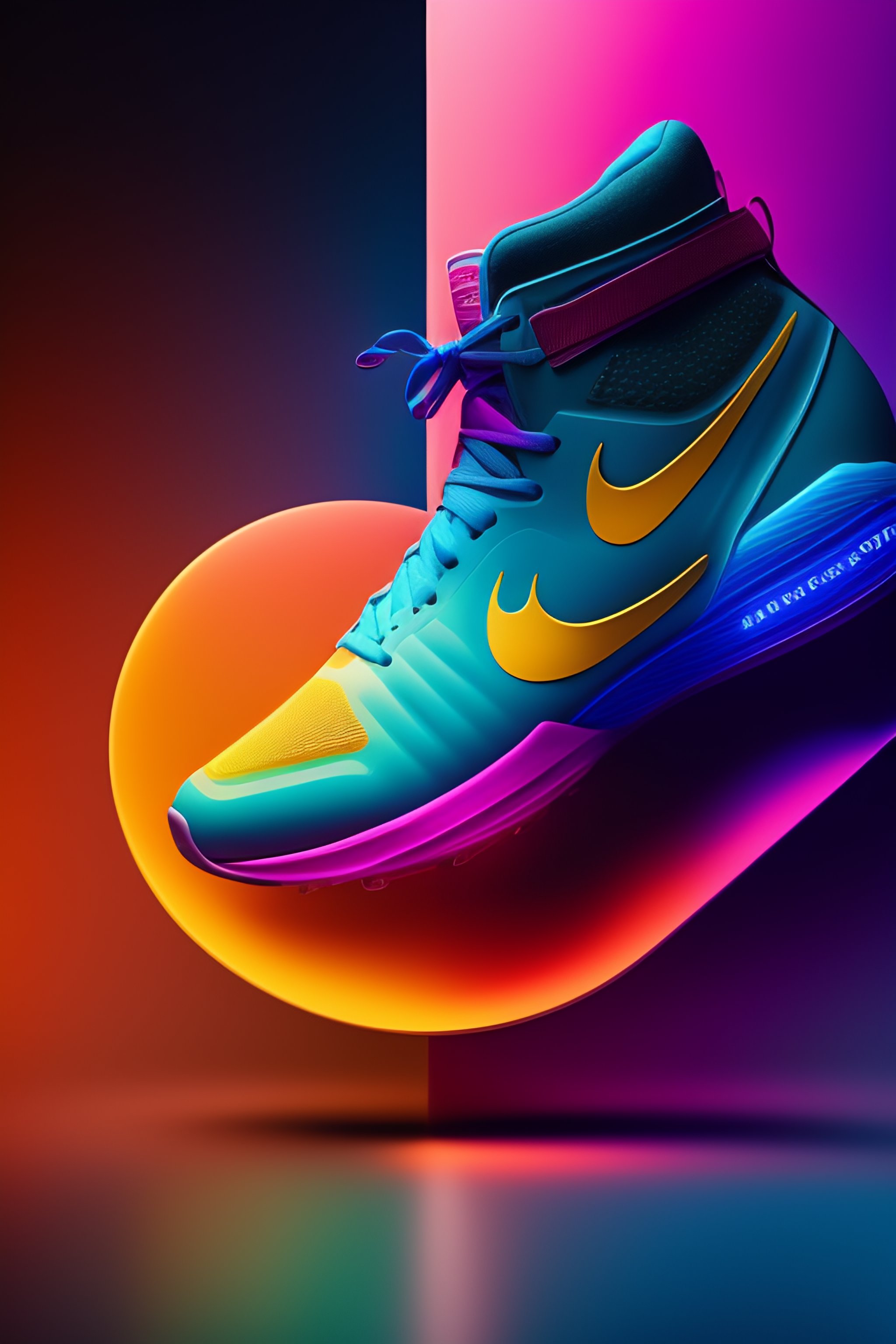 Lexica - Post advertisement for a shoe product, photoshop, 4k, digital ...