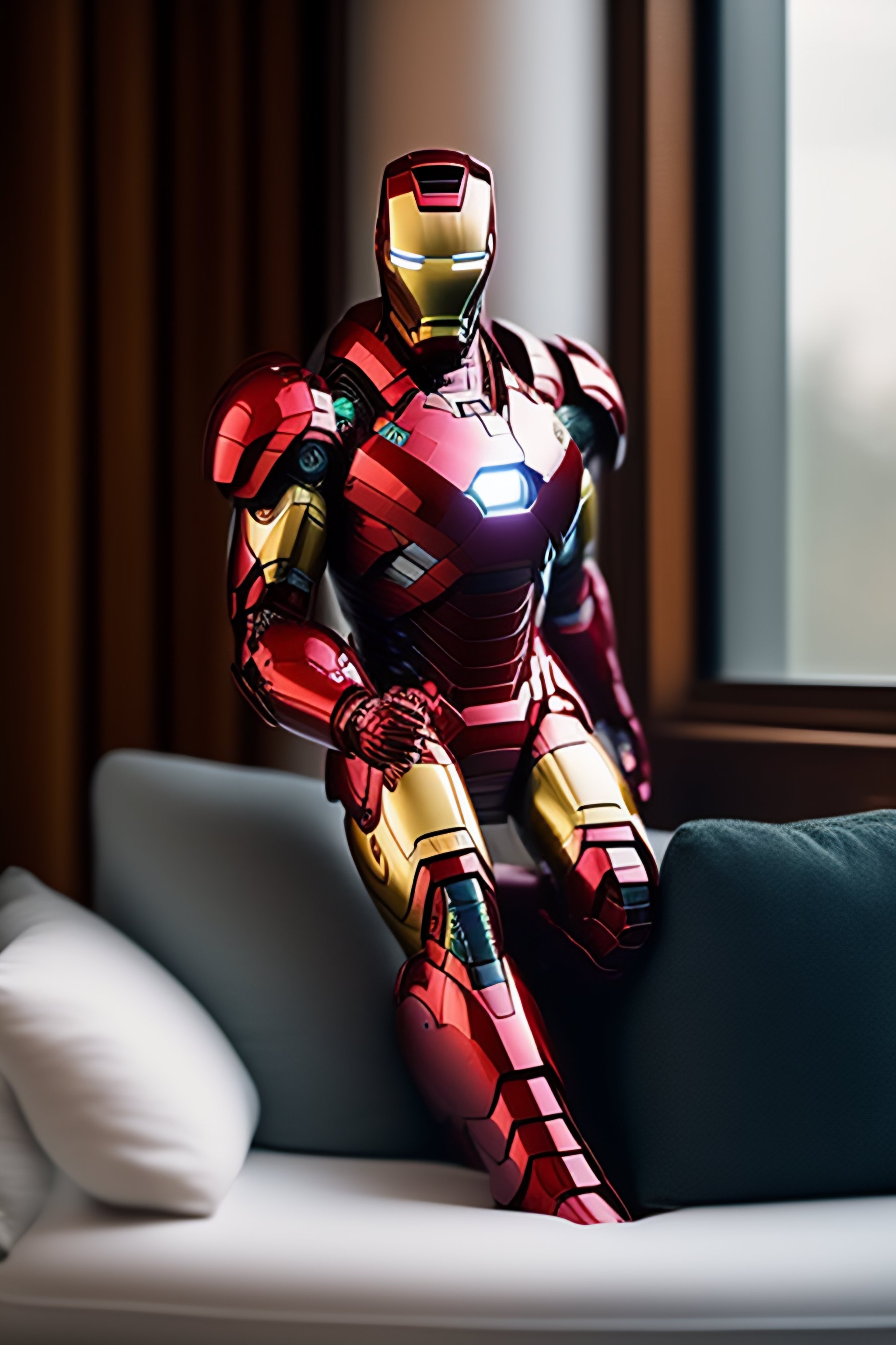 Lexica - Andrew Chalkley in an Iron Man Suite