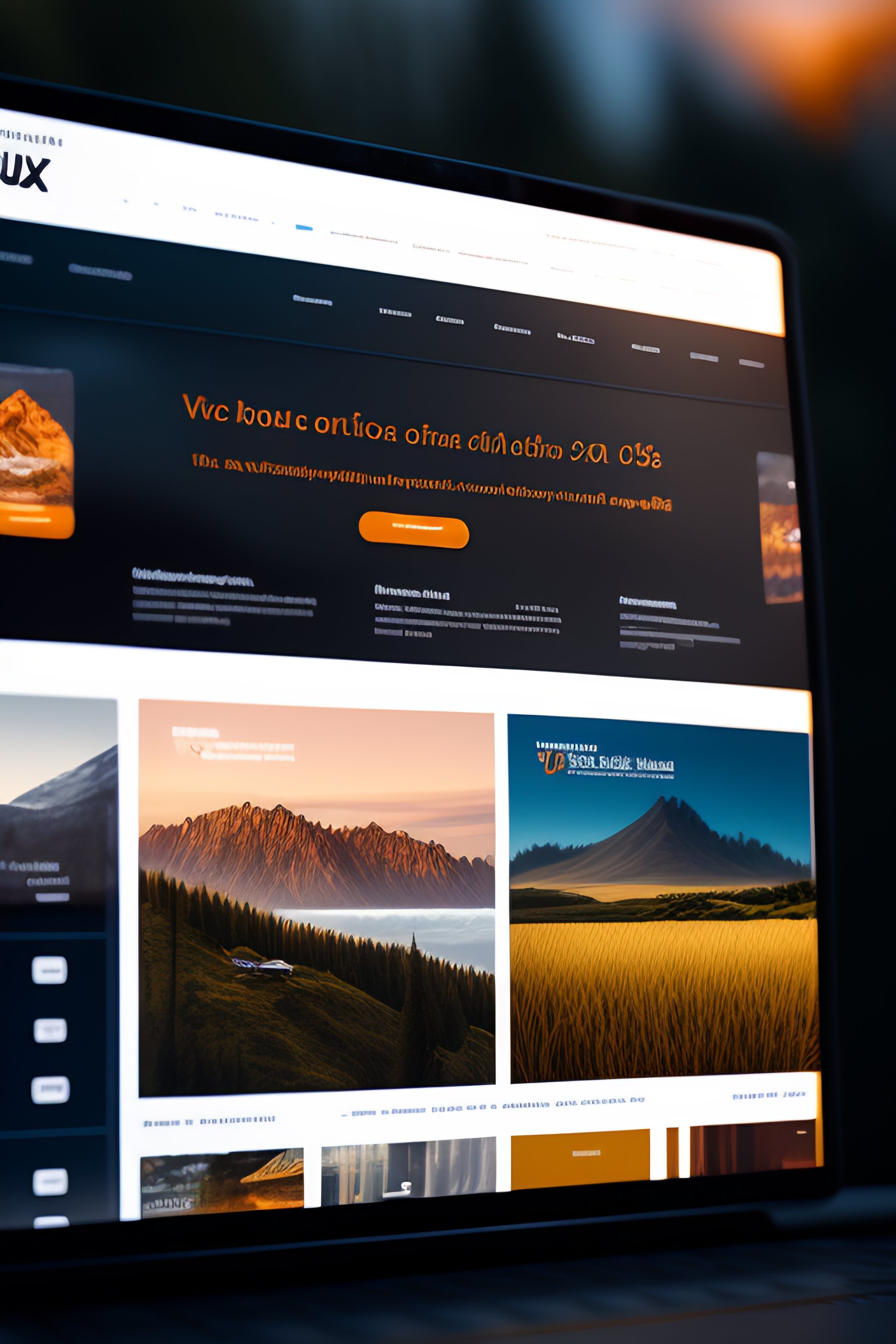 Lexica - Website , ui uix , skech